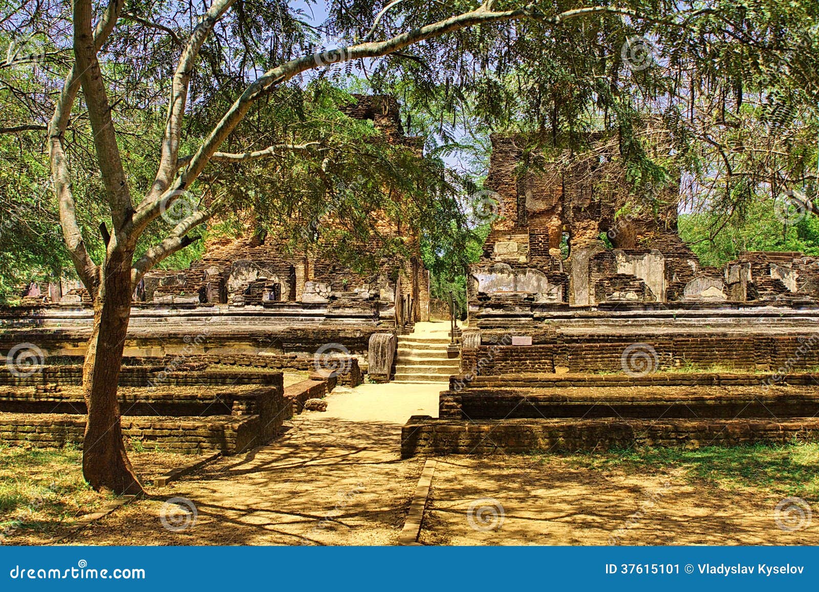 Beautiful Ruines of Exotic Ancient Hinduist Temple Stock Image - Image ...