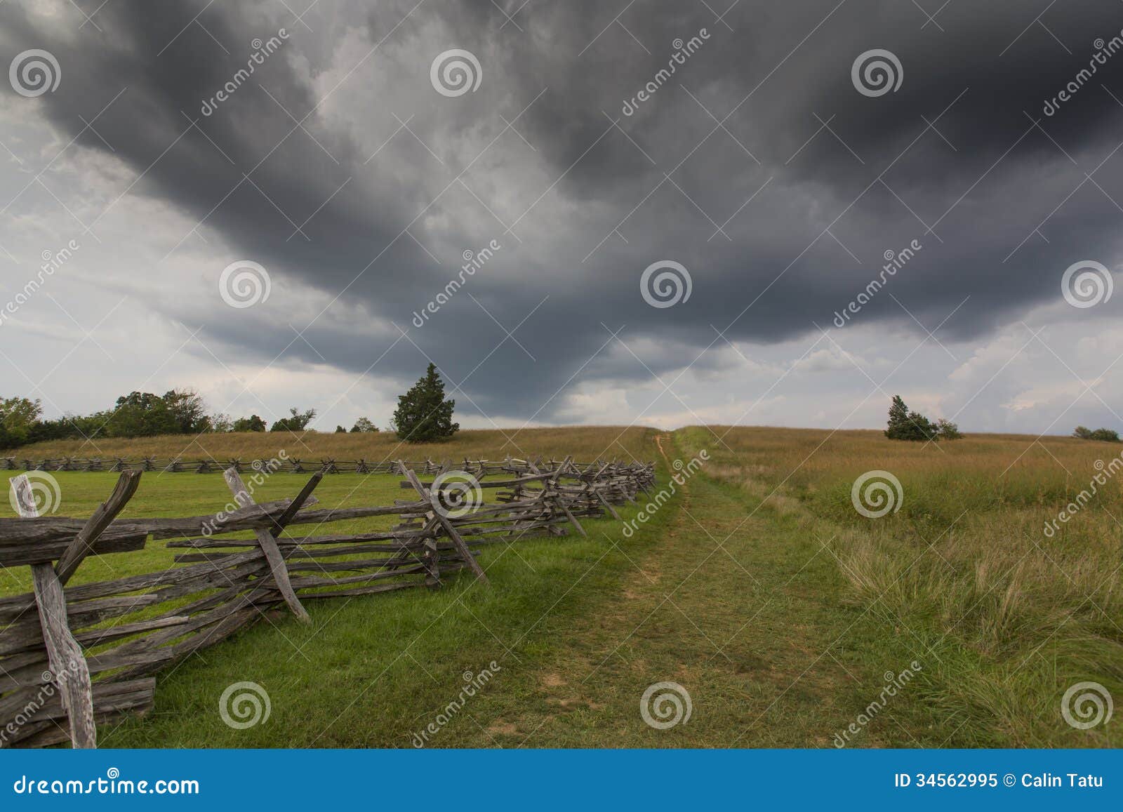 Beautiful rural scenery stock image. Image of clouds - 34562995