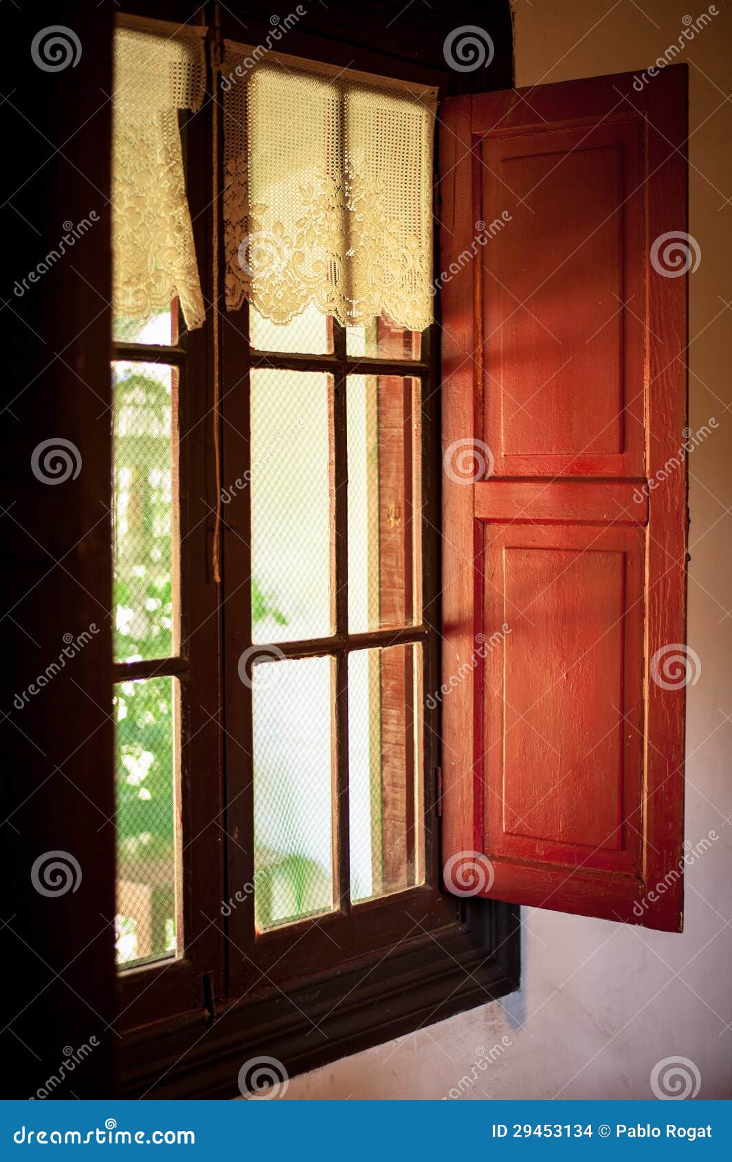 Beautiful Rural Window from Inside Stock Photo - Image of nature, floor ...