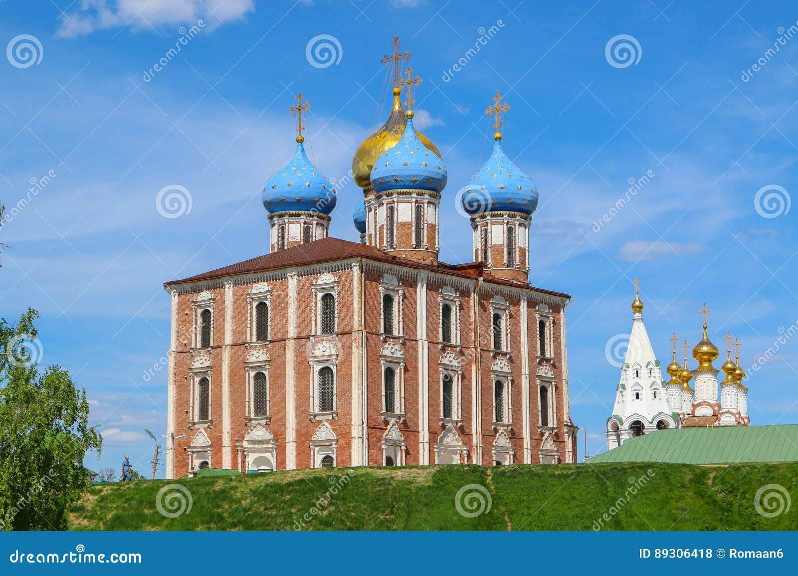 Beautiful Russian Sights Kremlin and Bell Tower Stock Photo - Image of ...