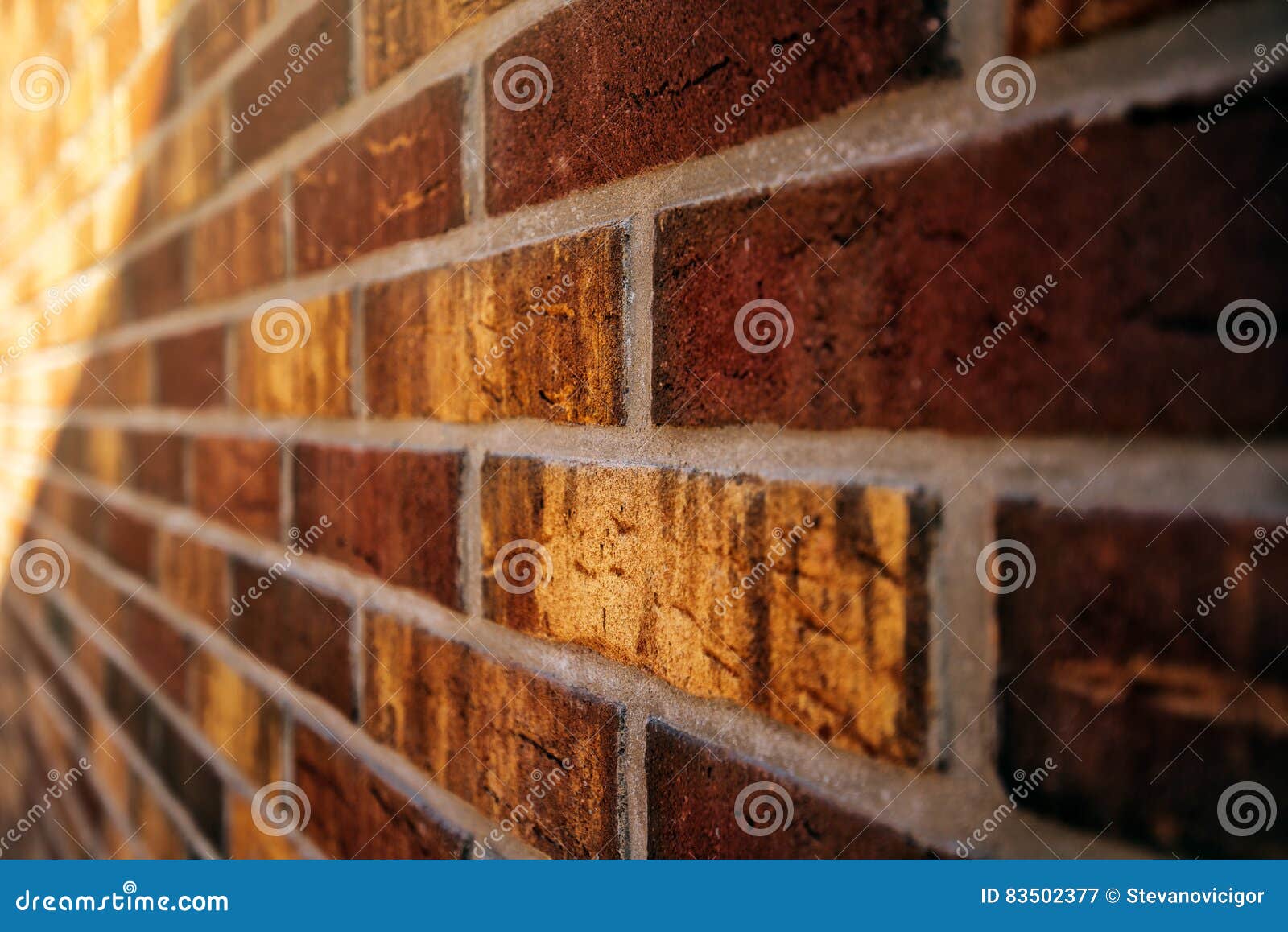 Beautiful Rustic Brickwork in Perspective Stock Image - Image of ...