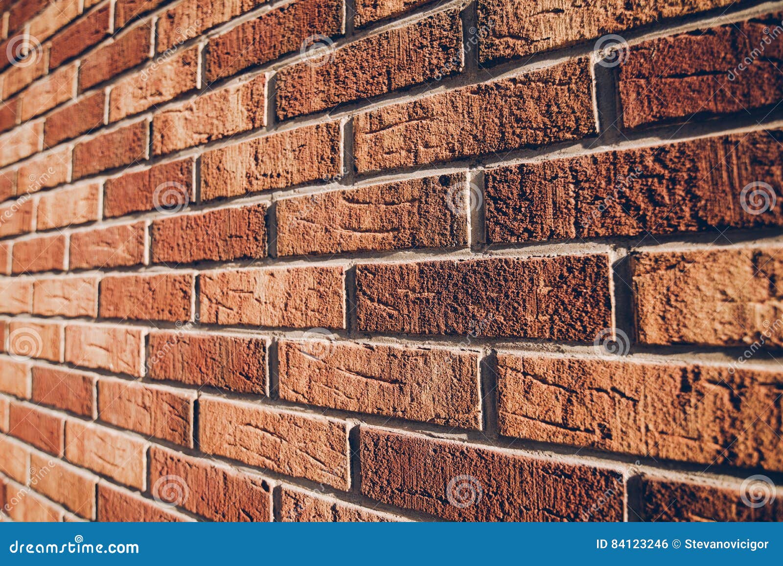 Beautiful Rustic Brickwork in Perspective Stock Photo - Image of ...