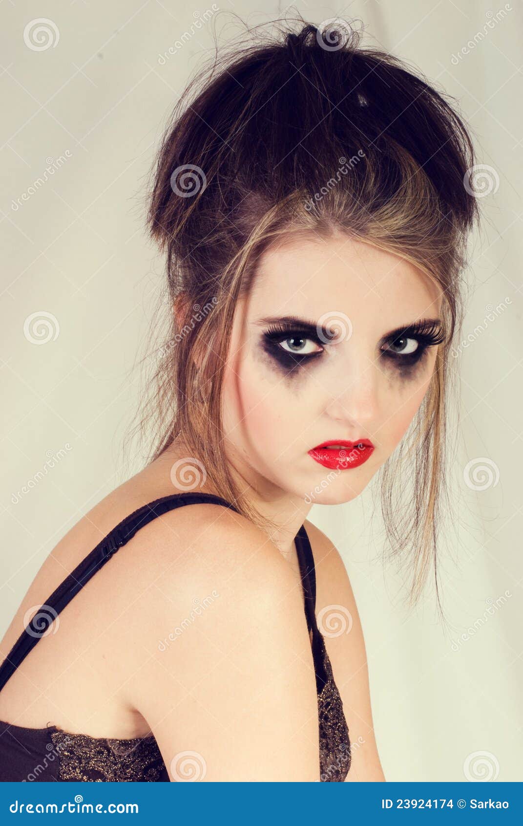 Beautiful Sad Model Stock Images - Image: 23924174
