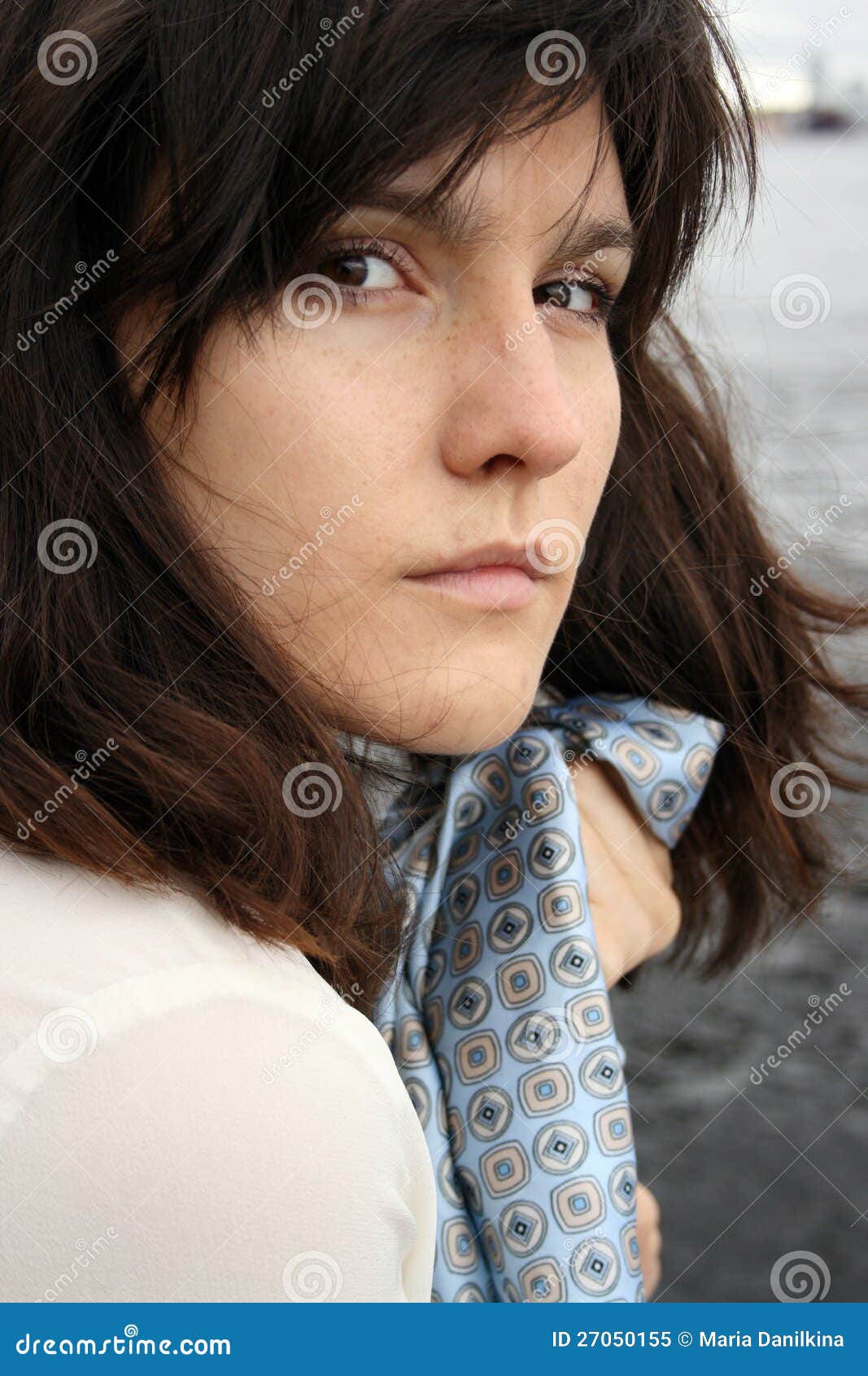 Beautiful sad woman stock image. Image of background - 27050155