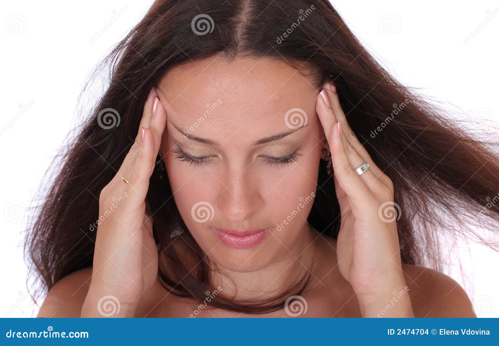 Beautiful sadness woman stock photo. Image of nervous - 2474704