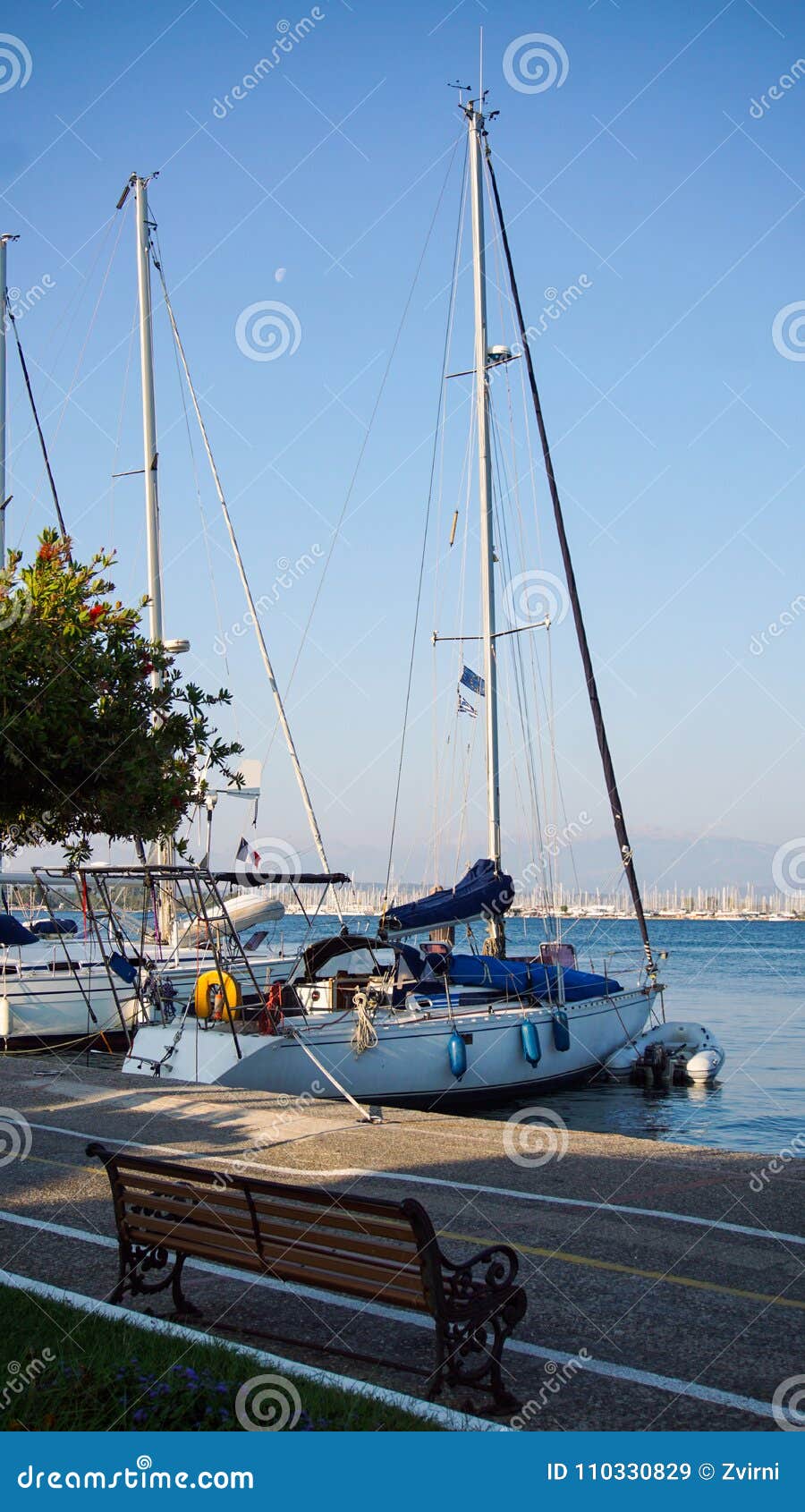 Beautiful sailboats stock image. Image of beautiful - 110330829
