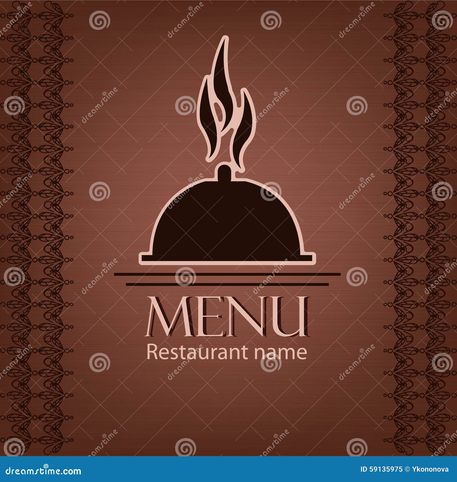 Beautiful Sample Menu stock vector. Illustration of design - 59135975