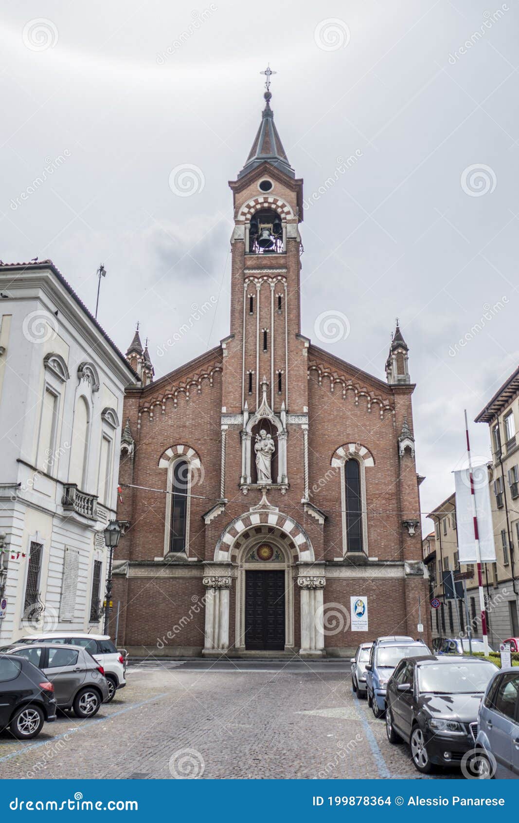 Beautiful Sanctuary in Asti in Piedmont Editorial Stock Image - Image ...