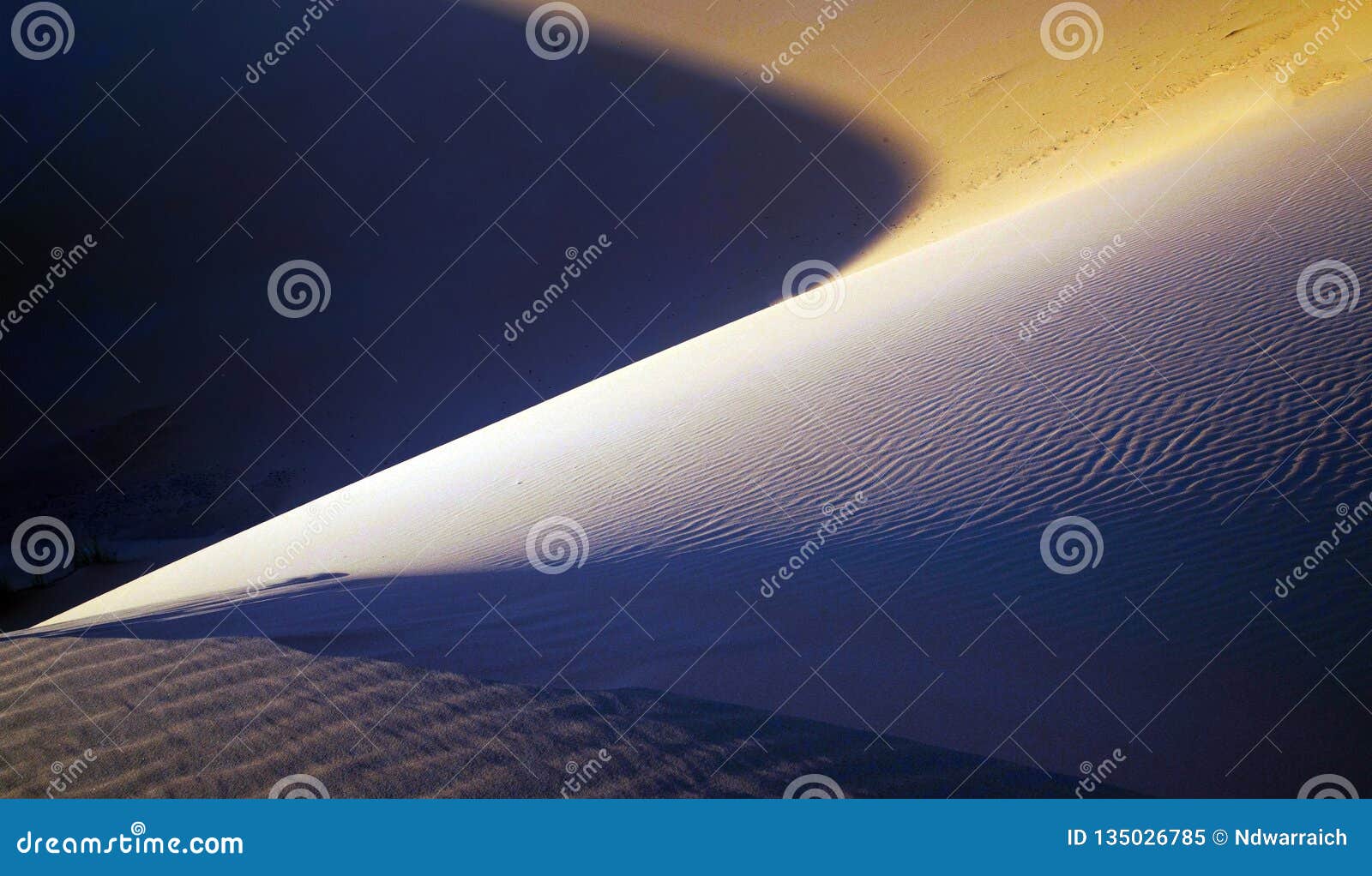 Sand Slope in the Gobi Desert Stock Image - Image of travel, dune ...