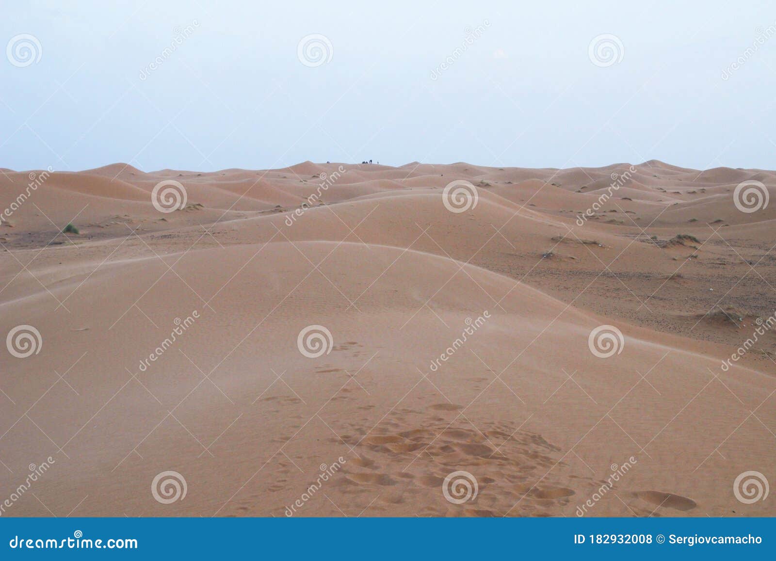 Beautiful Sand Dunes in the Sahara Desert Stock Photo - Image of dunes ...