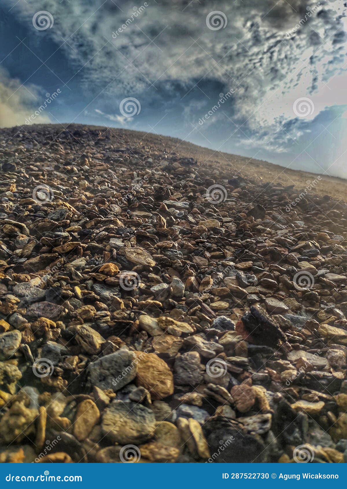Beautiful Sandstone Hills with Clear Sky Stock Photo - Image of ...