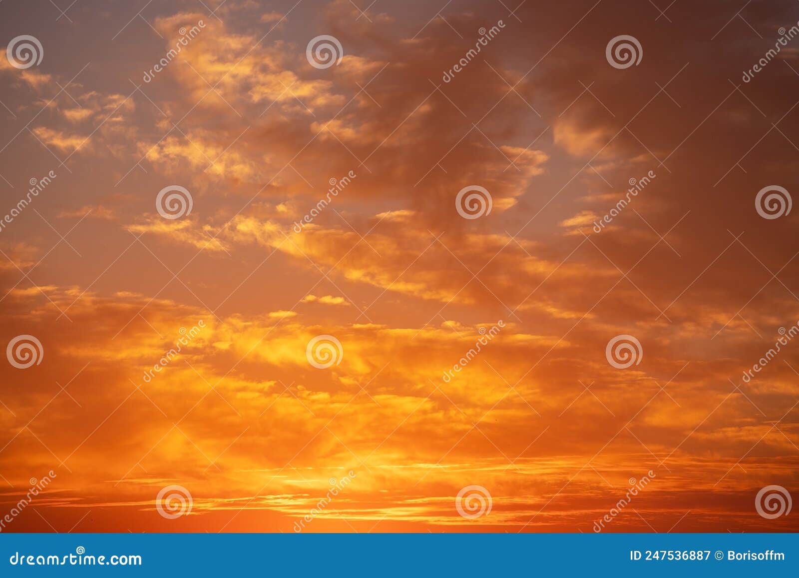 Beautiful Scarlet Sky at Sunrise Stock Image - Image of romantic ...