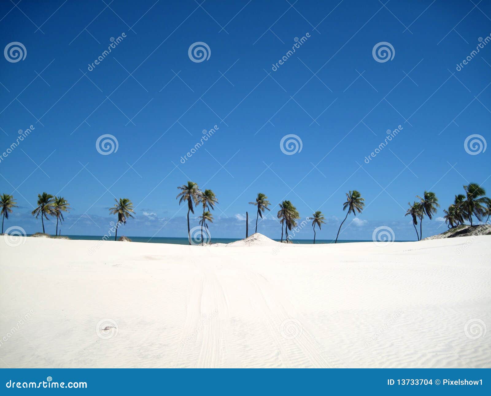 Beautiful Scene of a Tropical Beach Stock Photo - Image of island ...