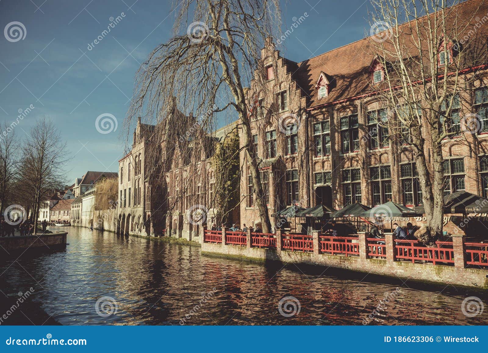 Beautiful Scenery of Bruges. Belgium Stock Photo - Image of background ...