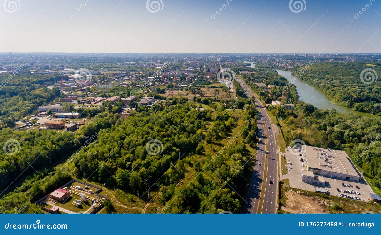 Beautiful Scenery on the City. Stock Photo - Image of landscape ...