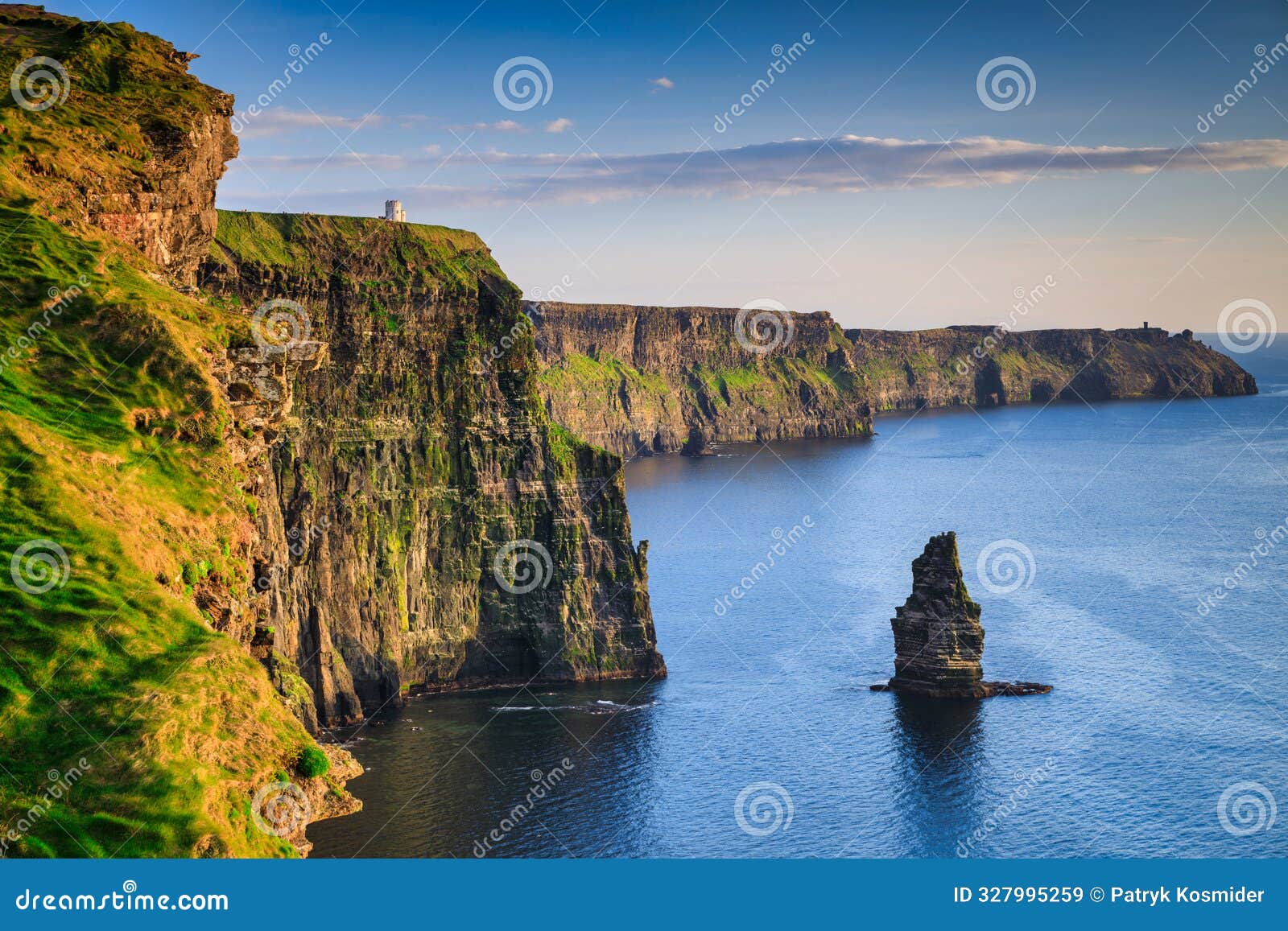Cliffs Of Moher Ireland Travel Traveling Sea Nature Tourism Ocean Stock ...