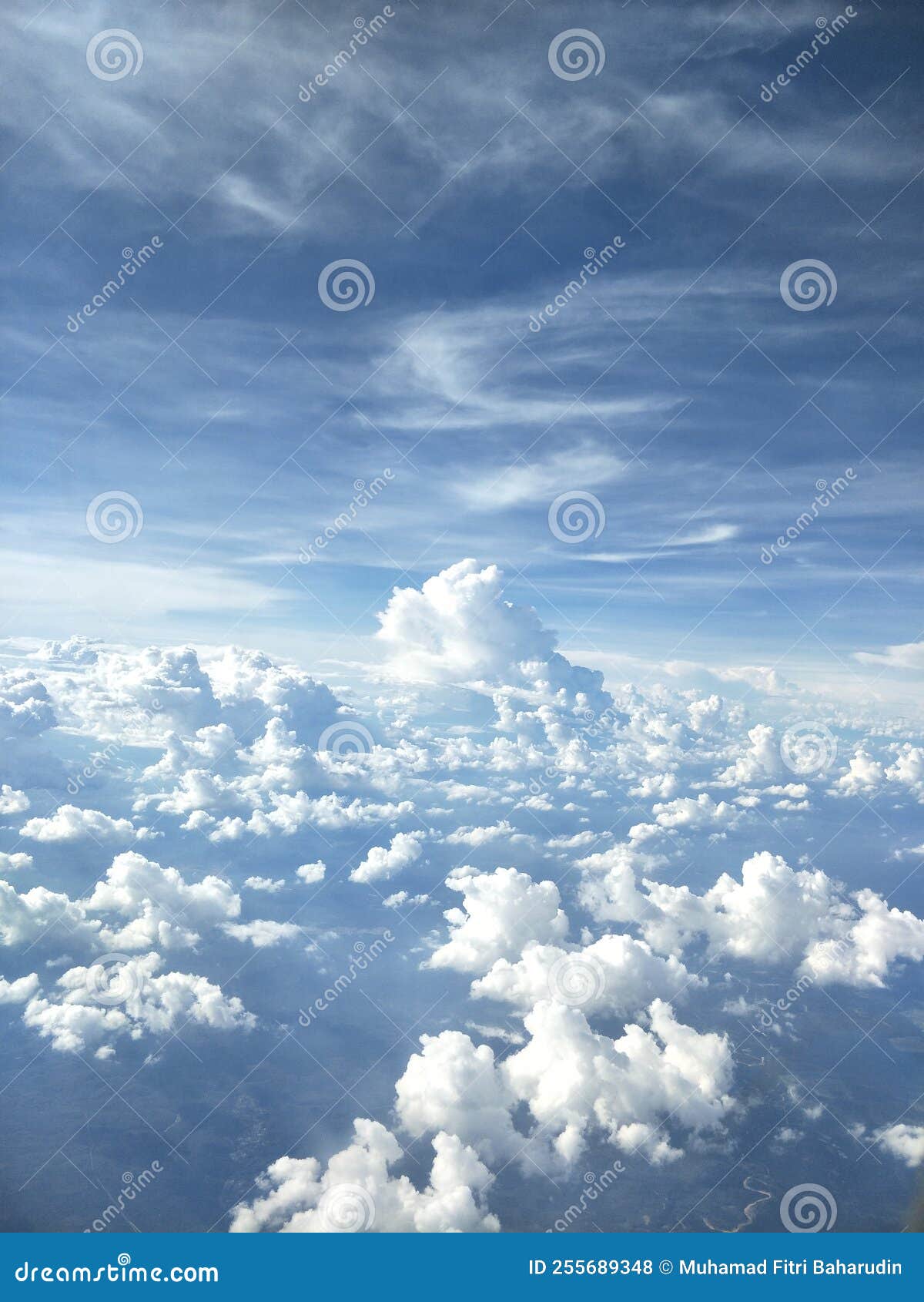 Beautiful Scenery of a Cloud Formation Were Taken during a Flight ...