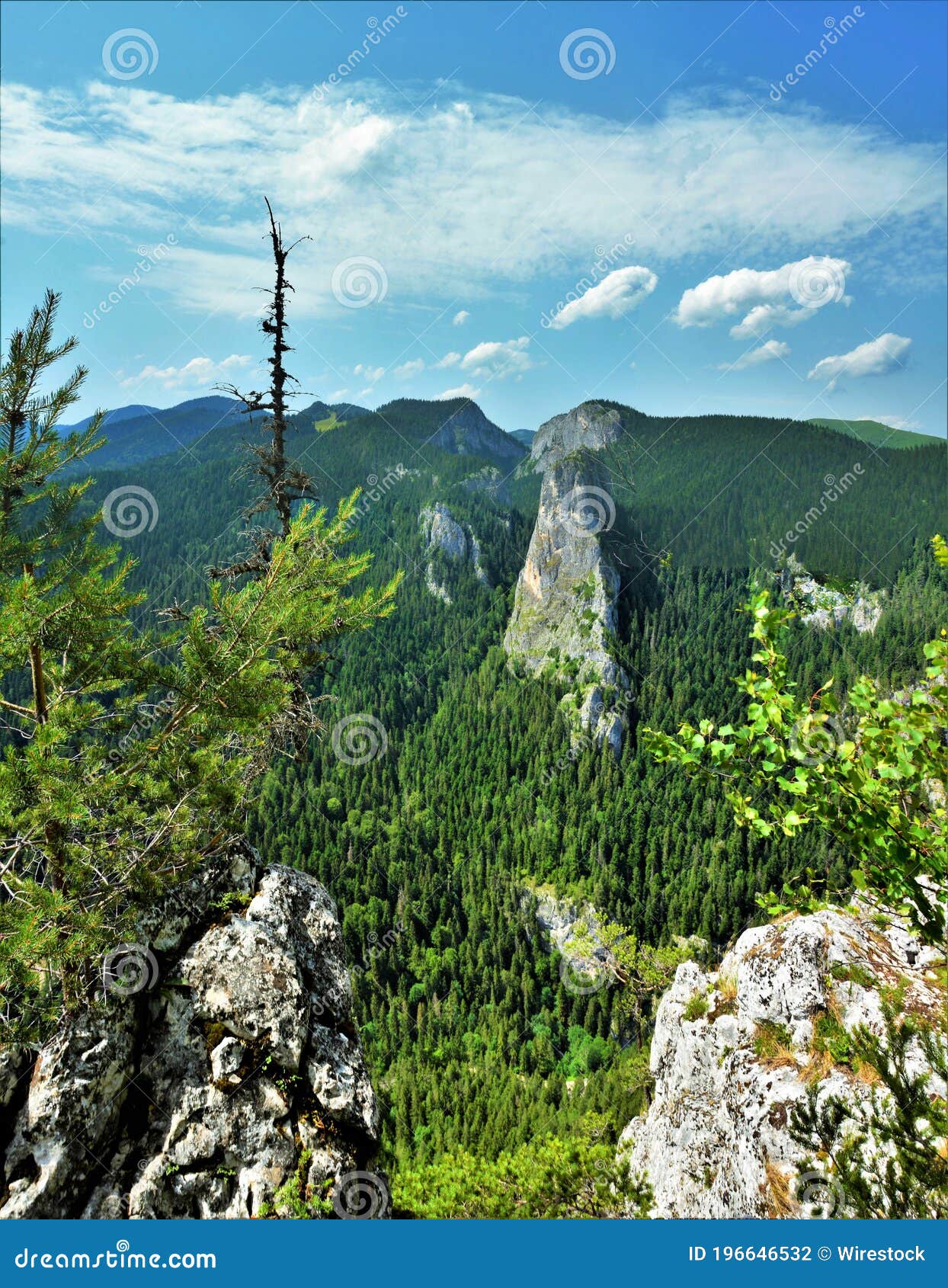 Beautiful Scenery of the Famous Hasmas Mountains in Romania Stock Photo ...