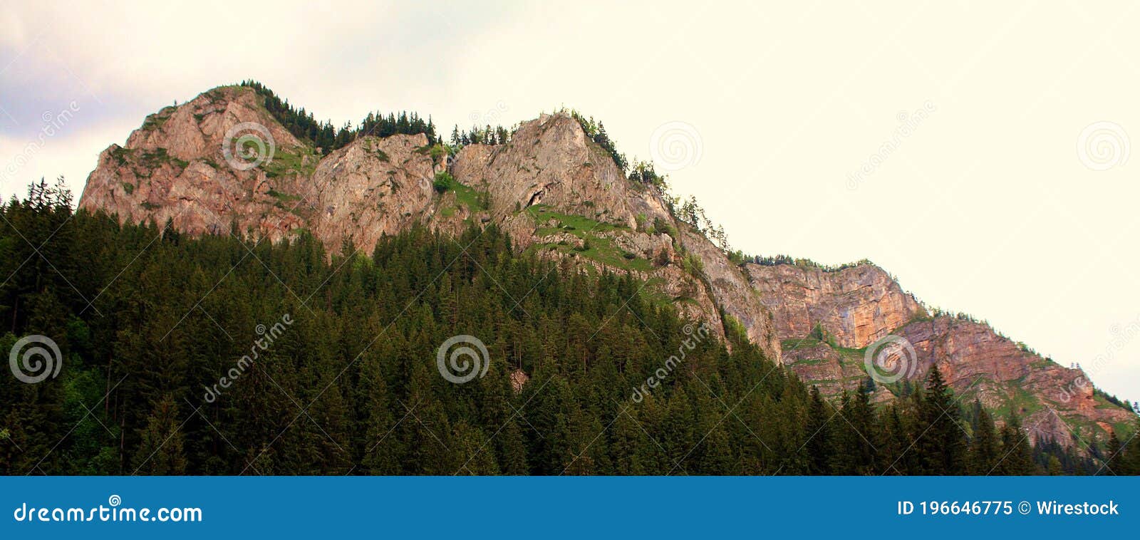 Beautiful Scenery of the Famous Hasmas Mountains in Romania Stock Image ...