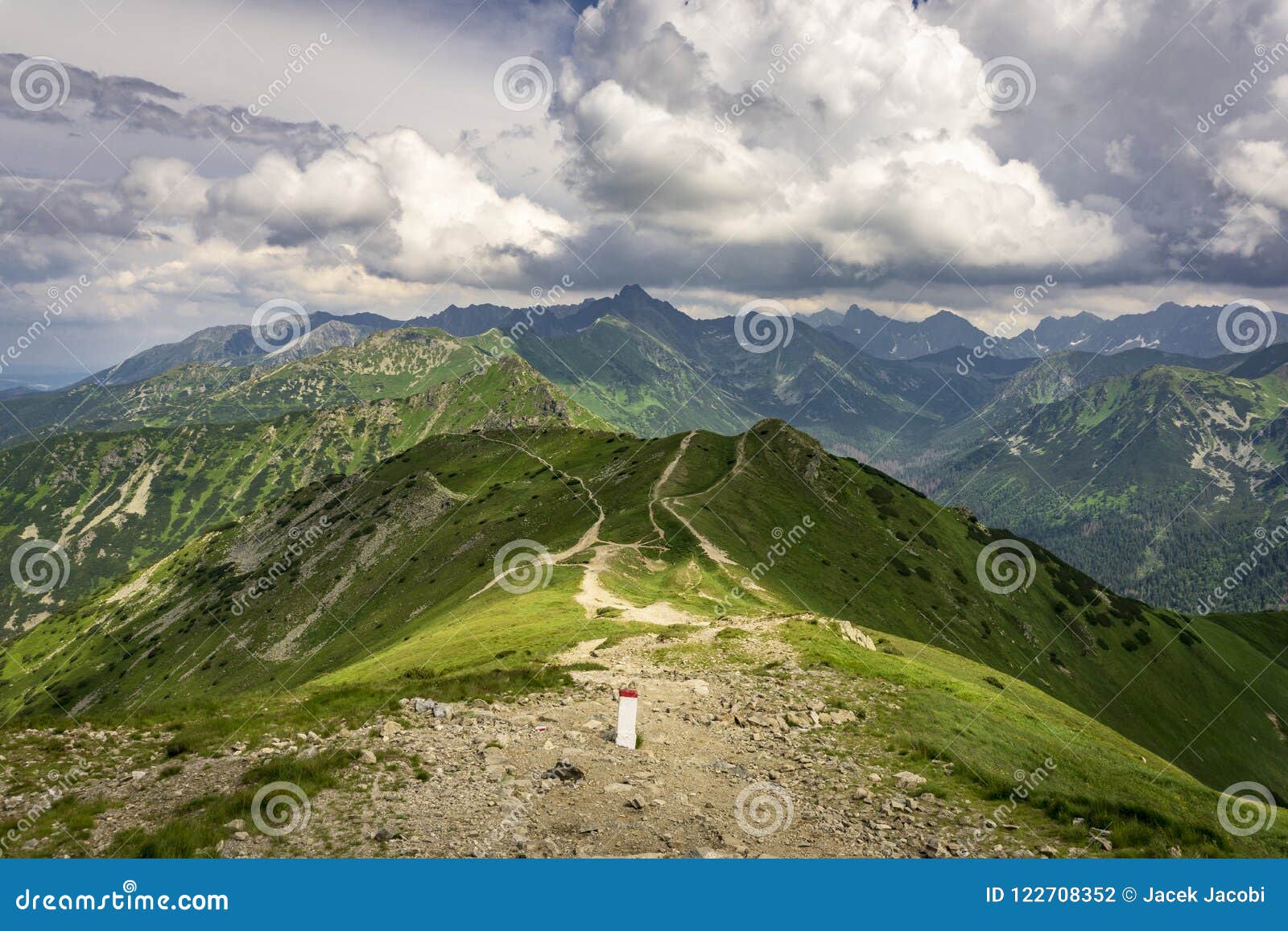 Beautiful Scenery of Great Mountain Peaks. Tatra Mountains. Stock Photo ...