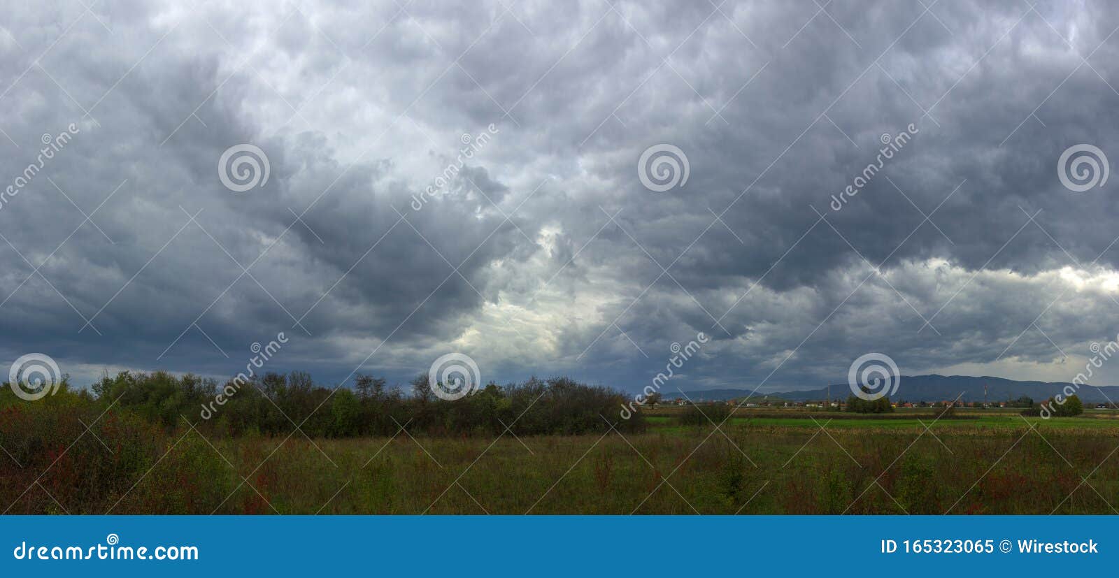 Beautiful Scenery of a Green Landscape Under the Breathtaking Crazy ...