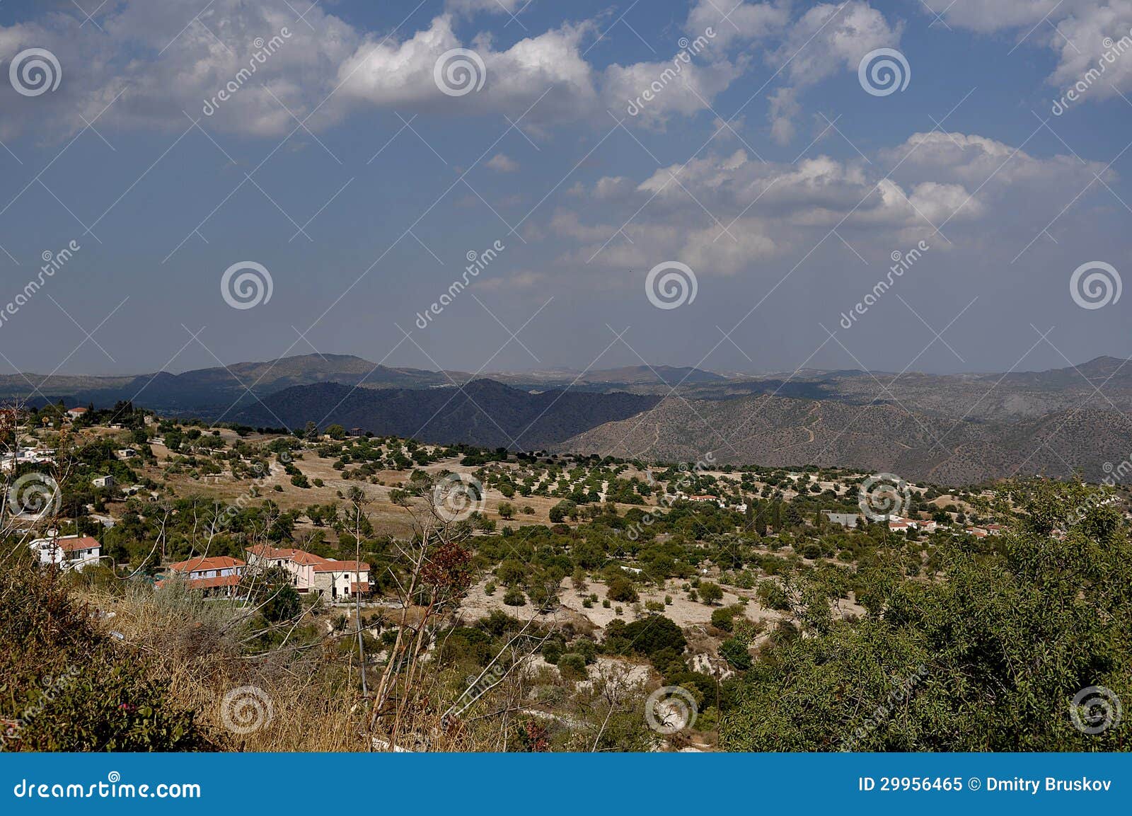 Cyprus landscape stock image. Image of panorama, forest - 29956465