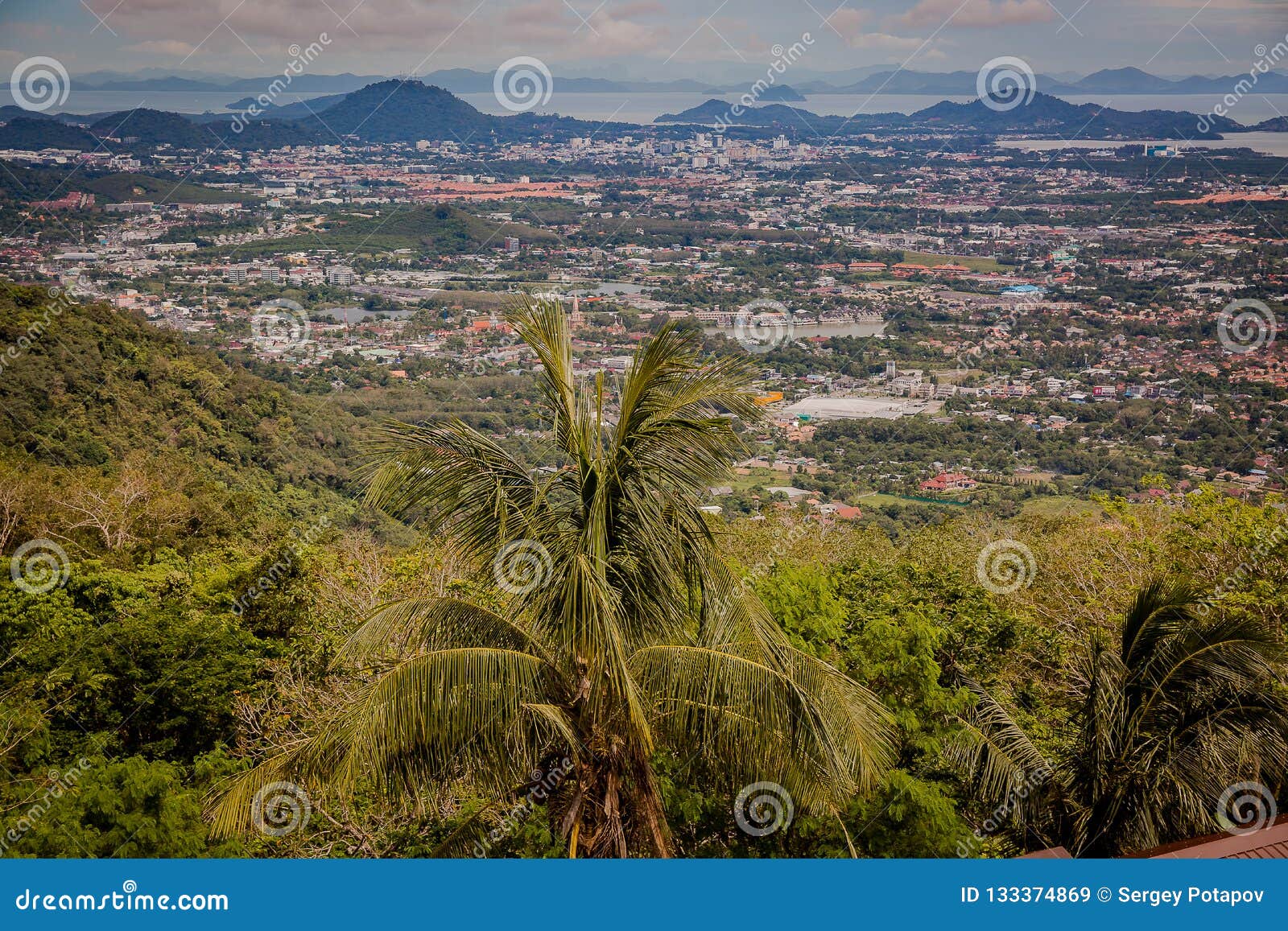 Beautiful Scenery on the Island of Phuket Thailand. Stock Image - Image ...