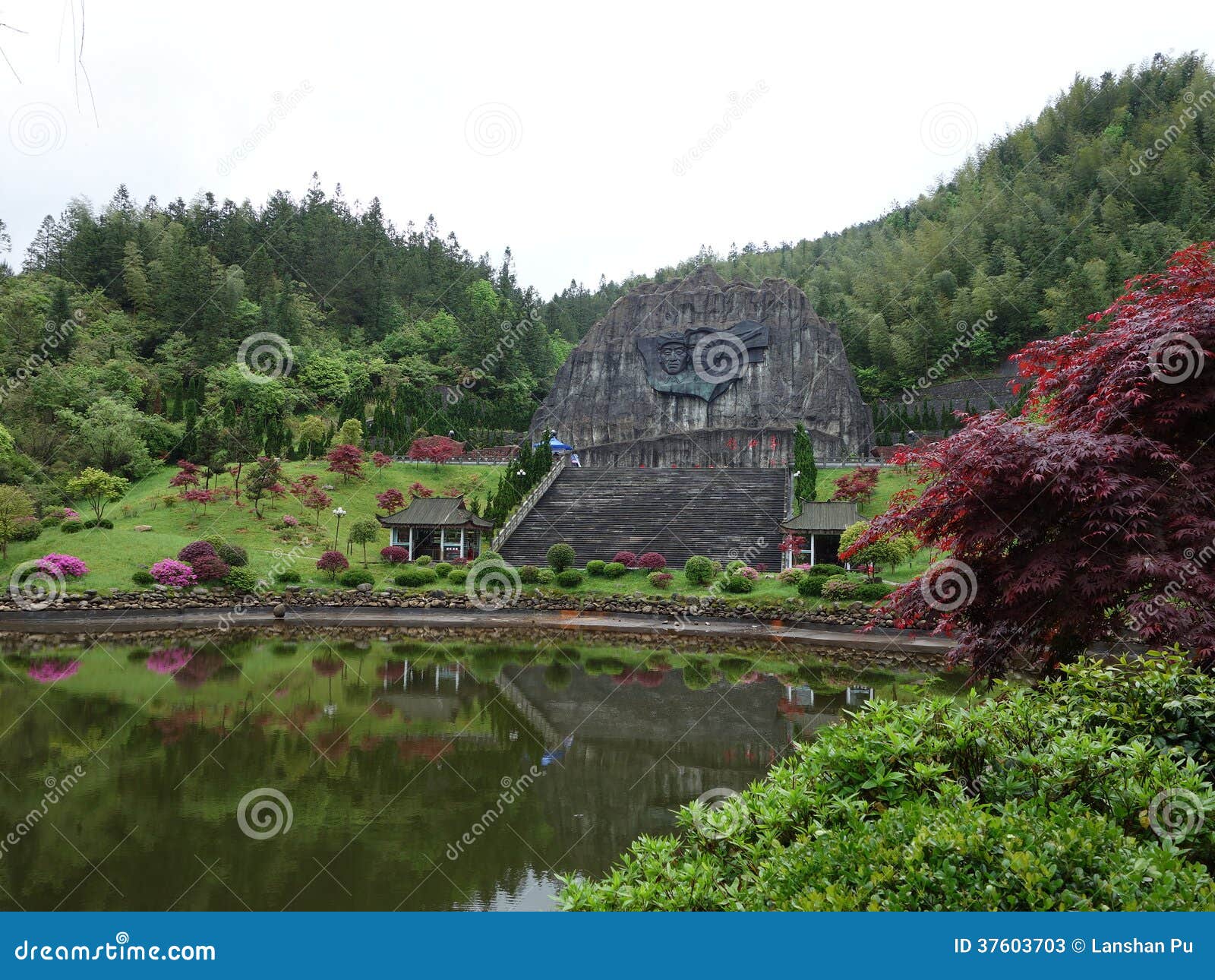 The Beautiful Scenery of the Jinggangshan Stock Image - Image of ...