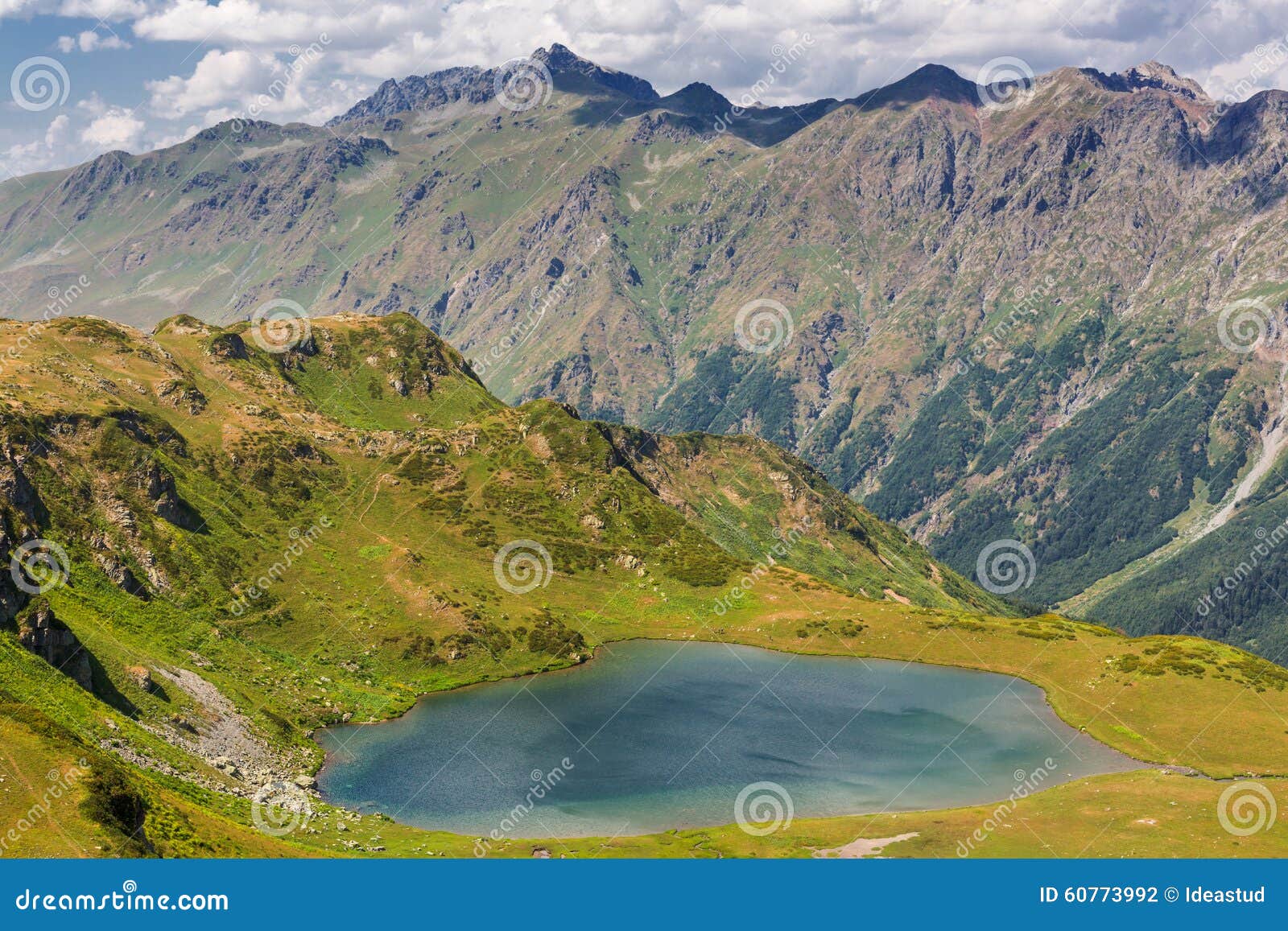 Beautiful Scenery Landscape with Mountain Lake Stock Photo - Image of ...
