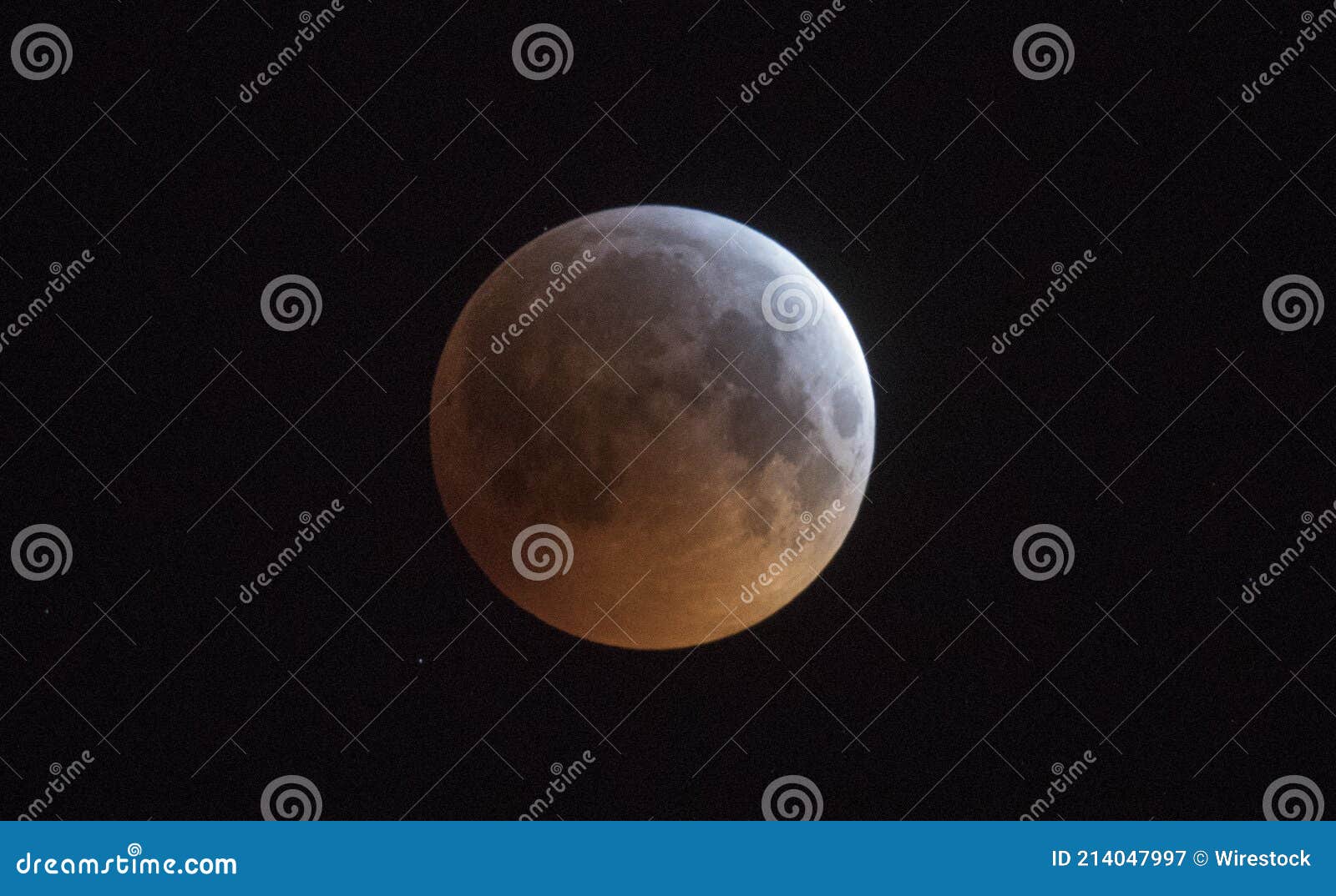 Beautiful Scenery of Lunar Eclipse Stock Image - Image of copy, dark ...