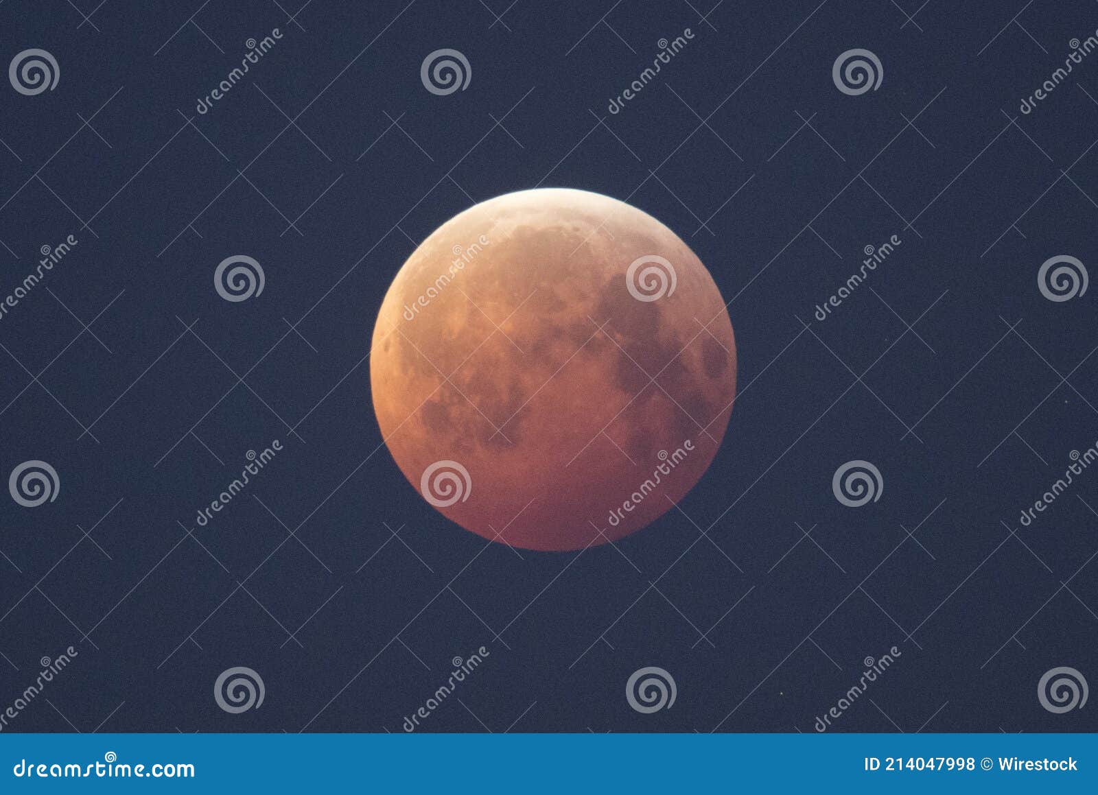 Beautiful Scenery of Lunar Eclipse Stock Photo - Image of night, stars ...