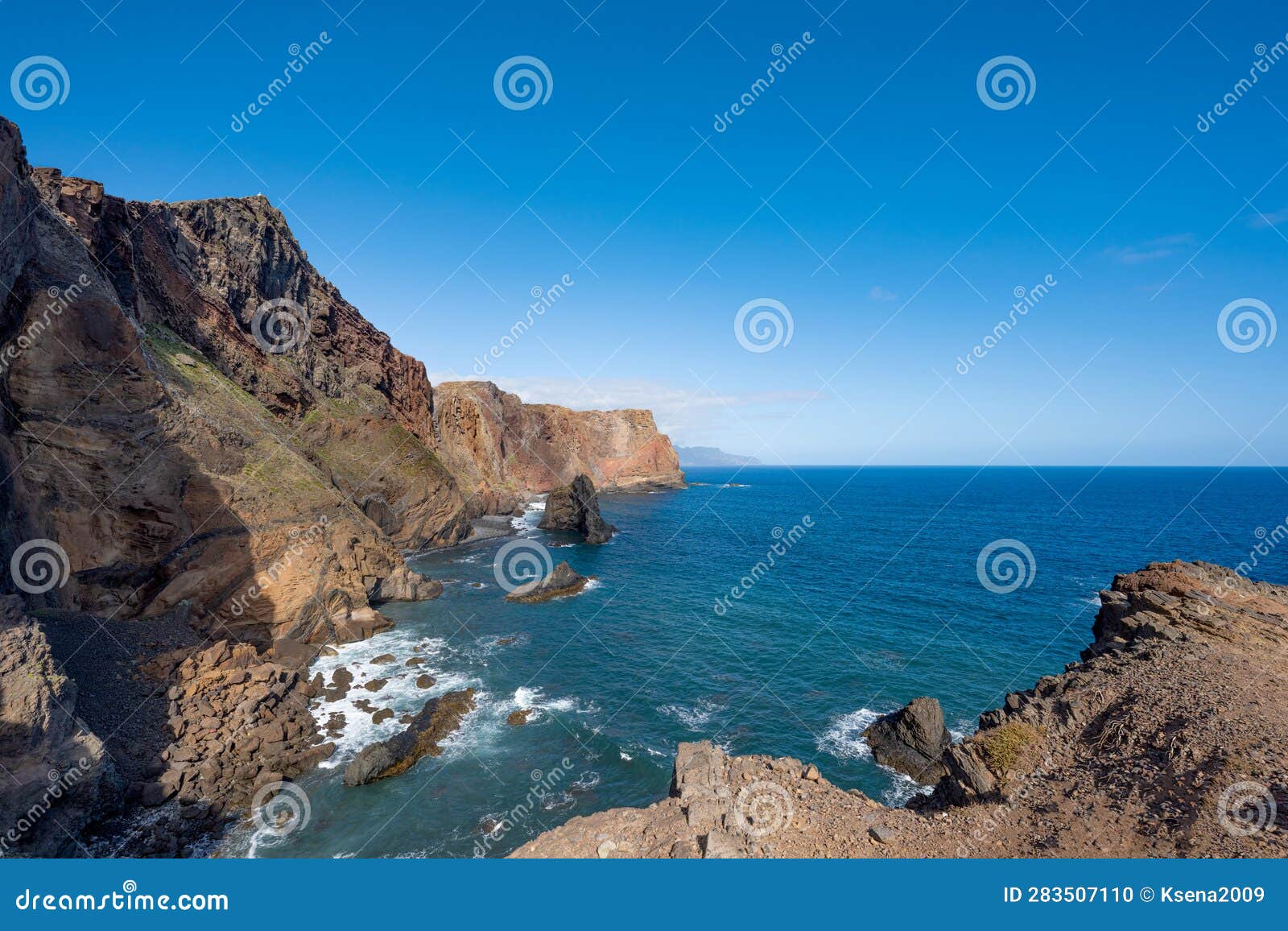 Beautiful Scenery of Madeira Island Stock Photo - Image of sunny ...