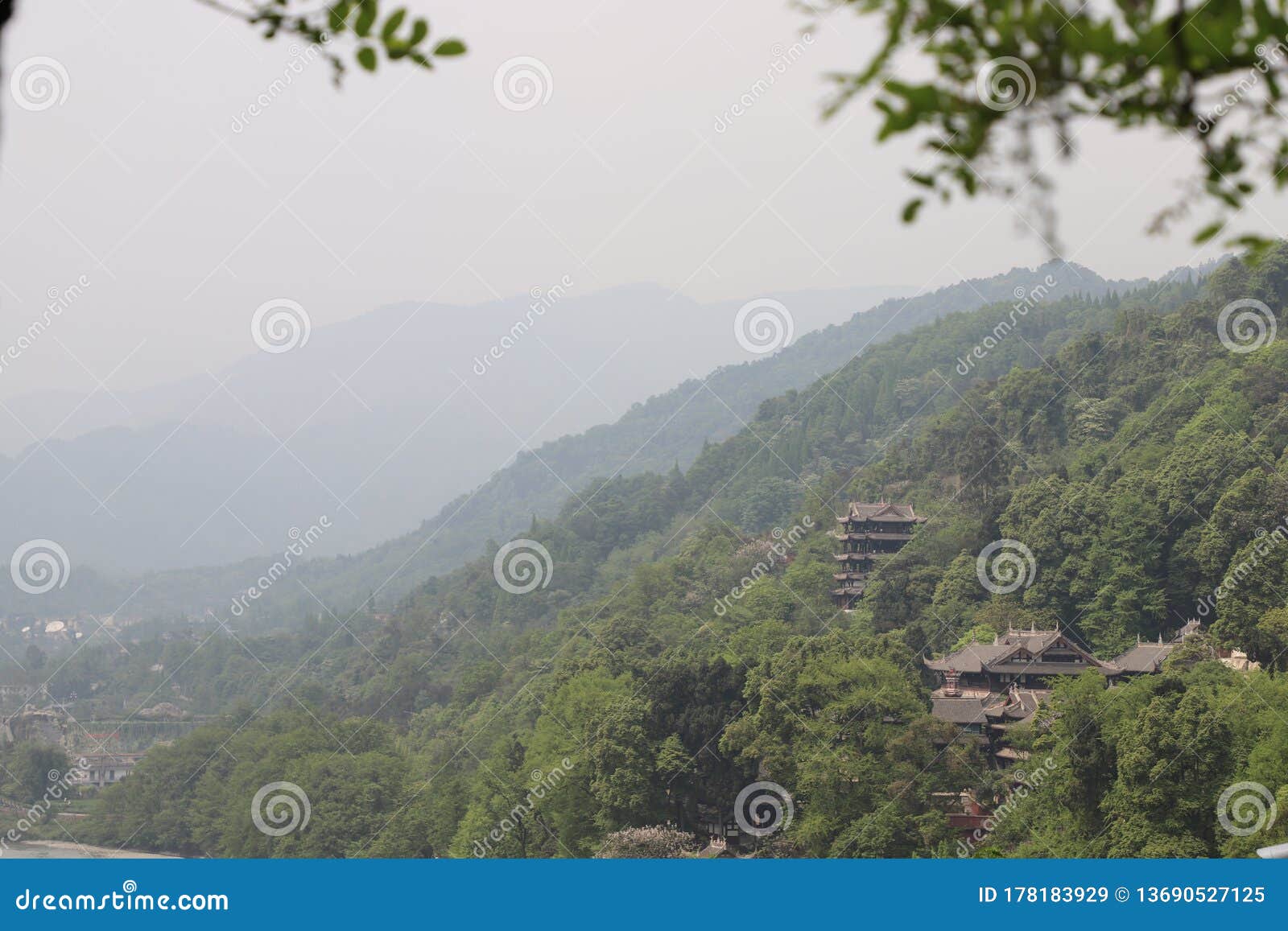 The Beautiful Scenery of Mount Qingcheng Stock Image - Image of ...