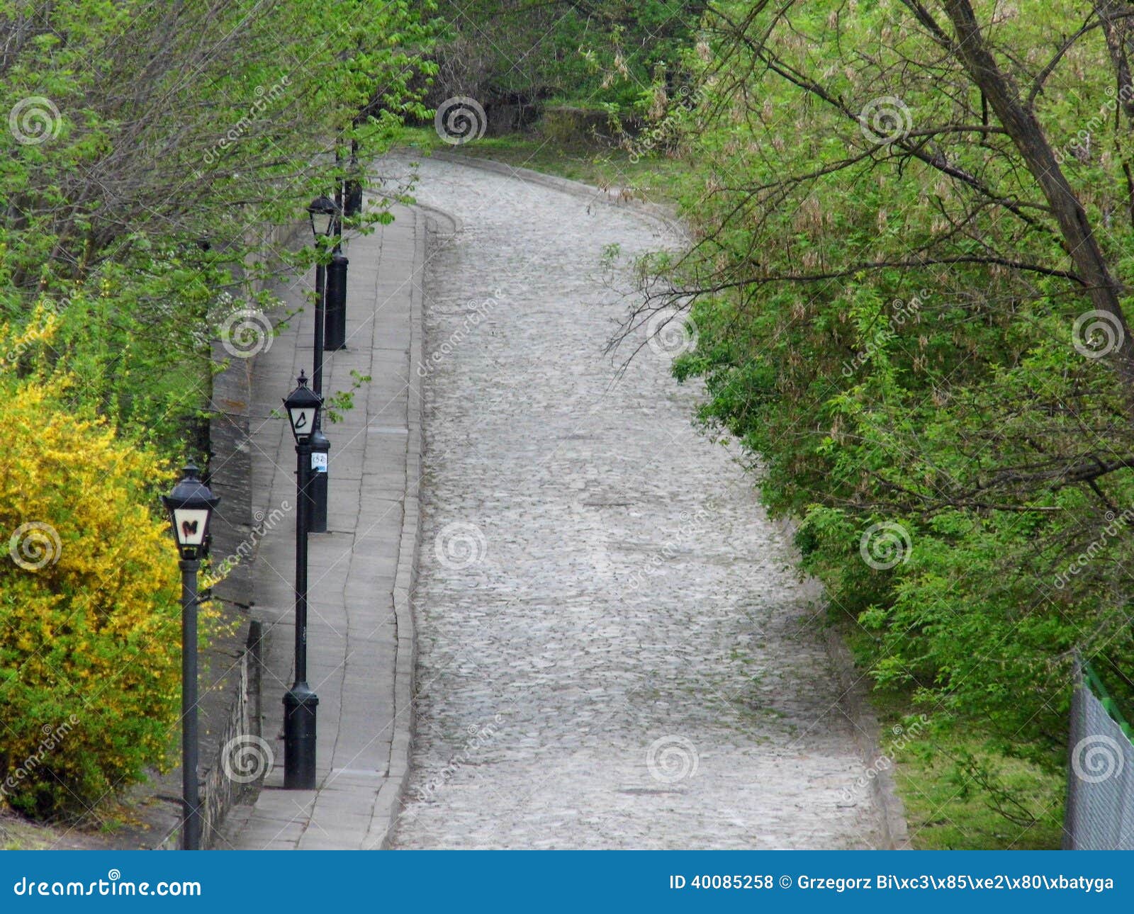 Beautiful scenery stock photo. Image of lamps, green - 40085258