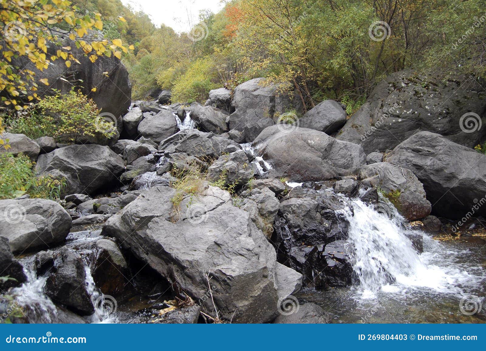 Beautiful Scenery and Quiet Rivers in the Mountains Stock Image - Image ...