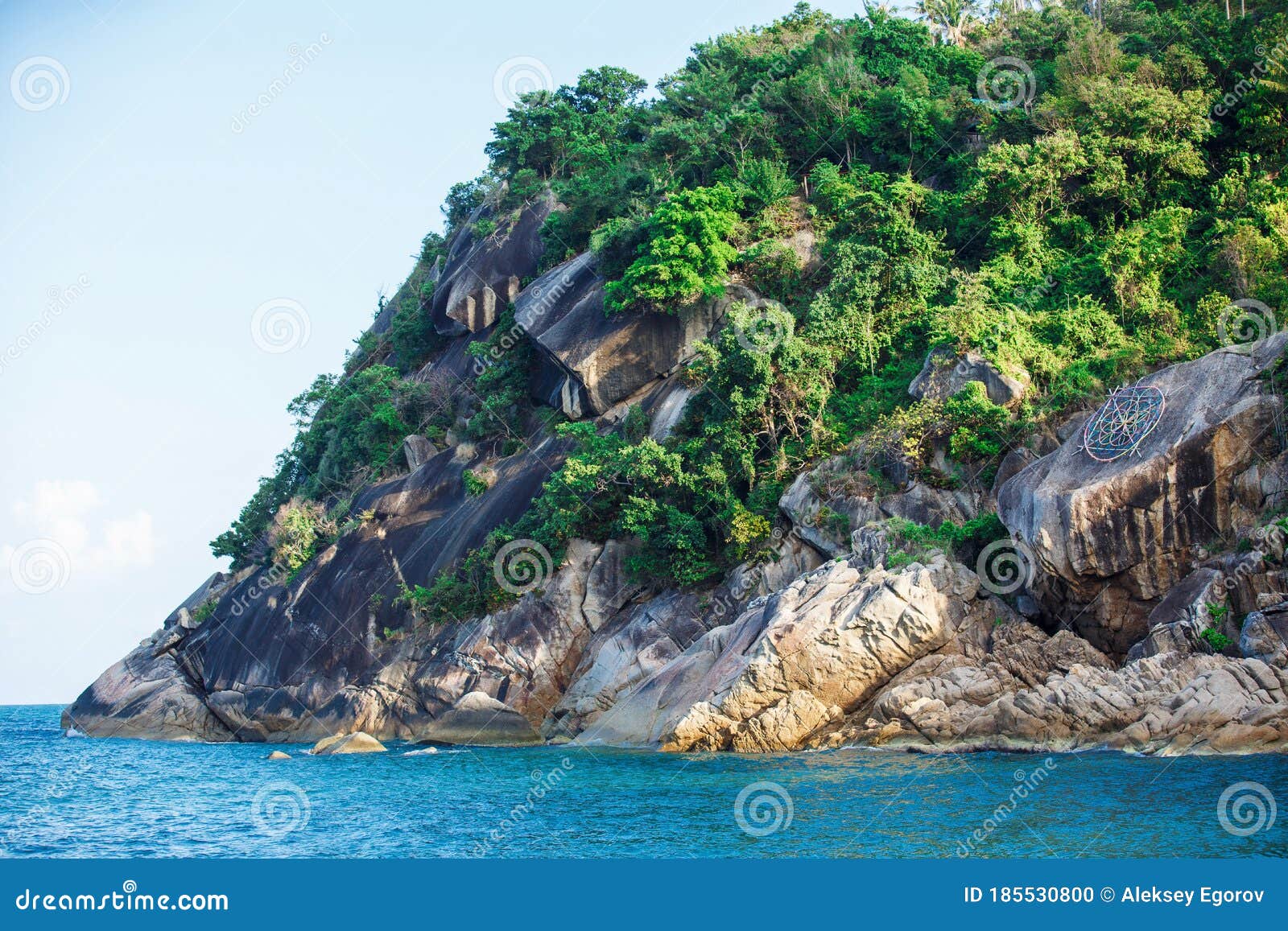 Beautiful Scenery: Rocks and Sea in Thailand Stock Photo - Image of ...