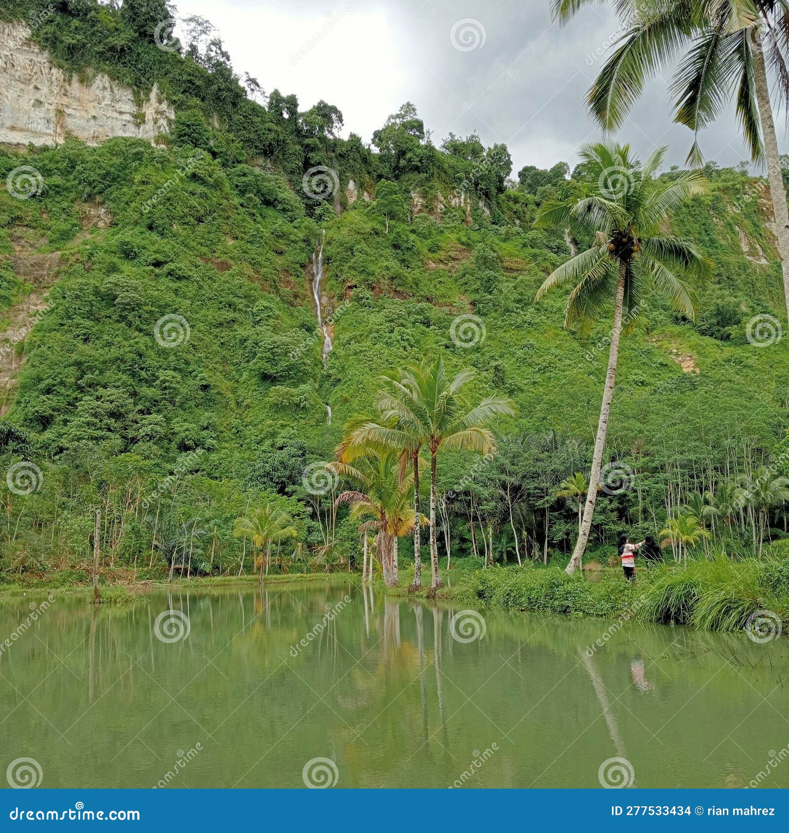 Beautiful Scenery on the Slopes of Mount Cianjur, West Java Stock Photo ...