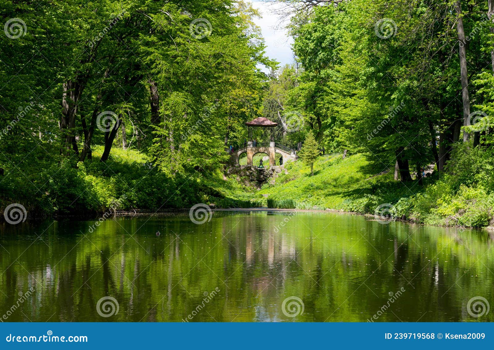 Beautiful Scenery in Spring in the Park Stock Photo - Image of ...