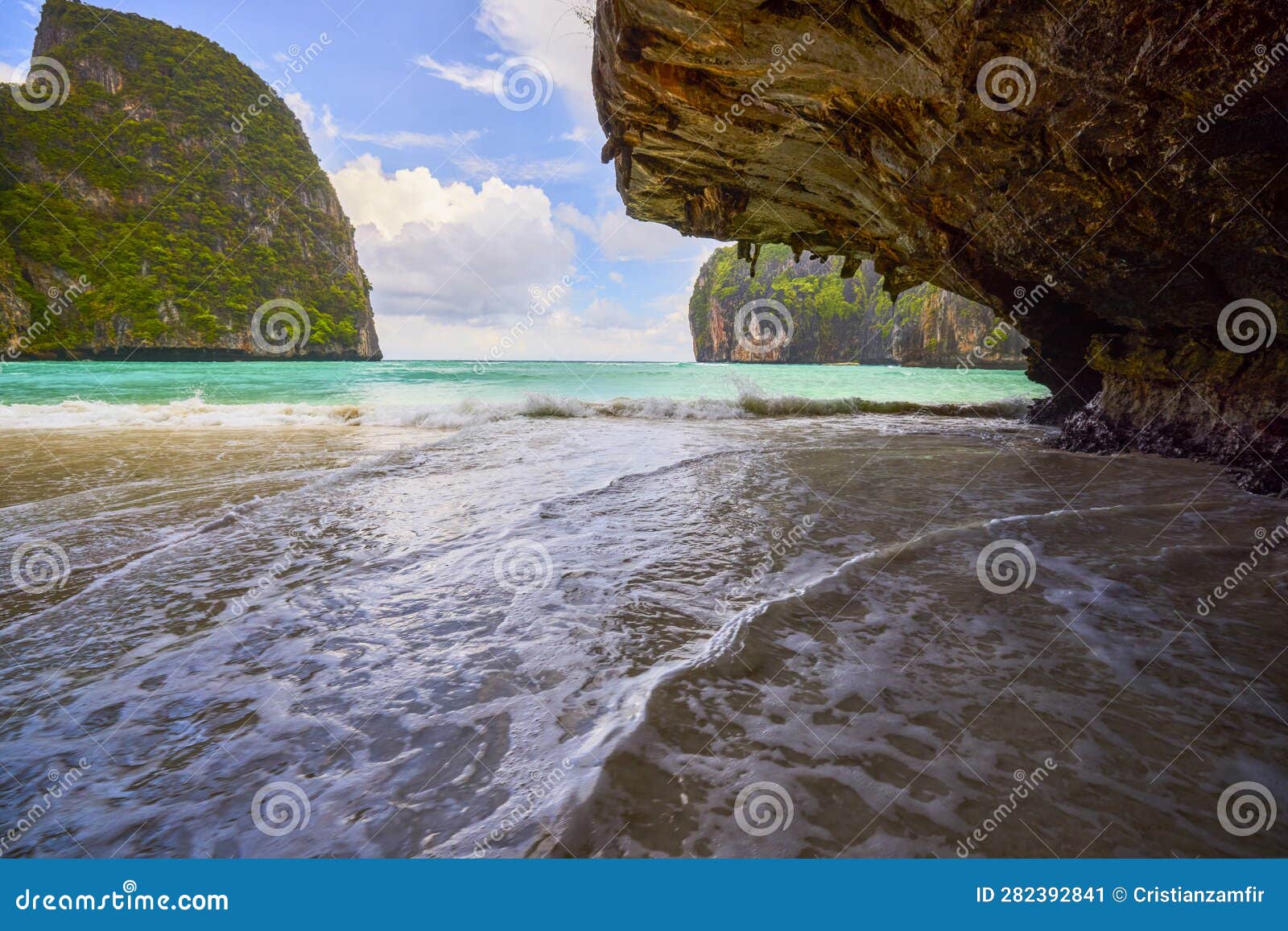 Beautiful Scenery of the Thai Islands of Phuke. Stock Image - Image of ...