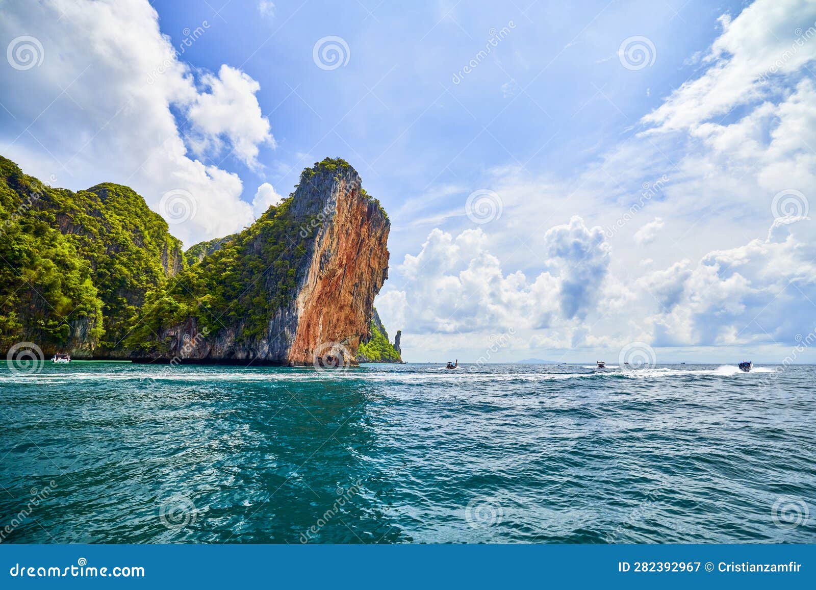 Beautiful Scenery of the Thai Islands of Phuke. Stock Image - Image of ...