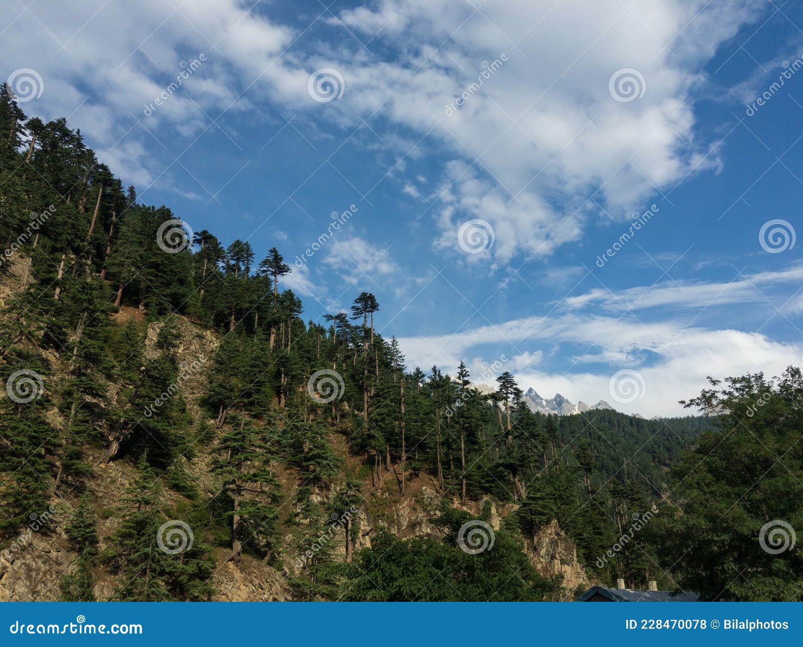 Beautiful Scenic View of a Mountains in Kalam Swat Stock Photo - Image ...
