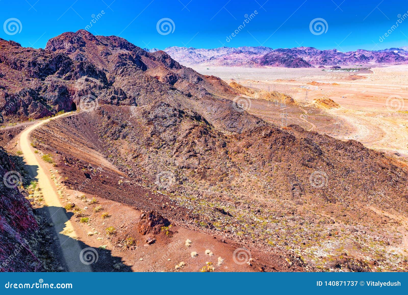 Beautiful Scenic Views of the State of Nevada Stock Image - Image of ...