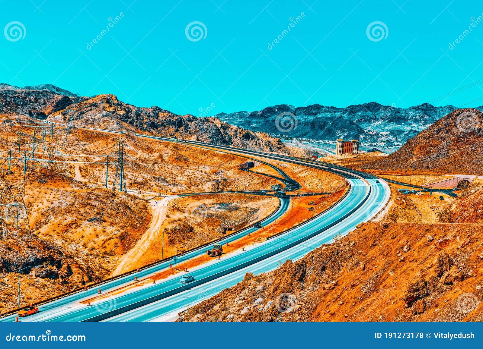 Beautiful Scenic Views of the State of Nevada Stock Photo - Image of ...