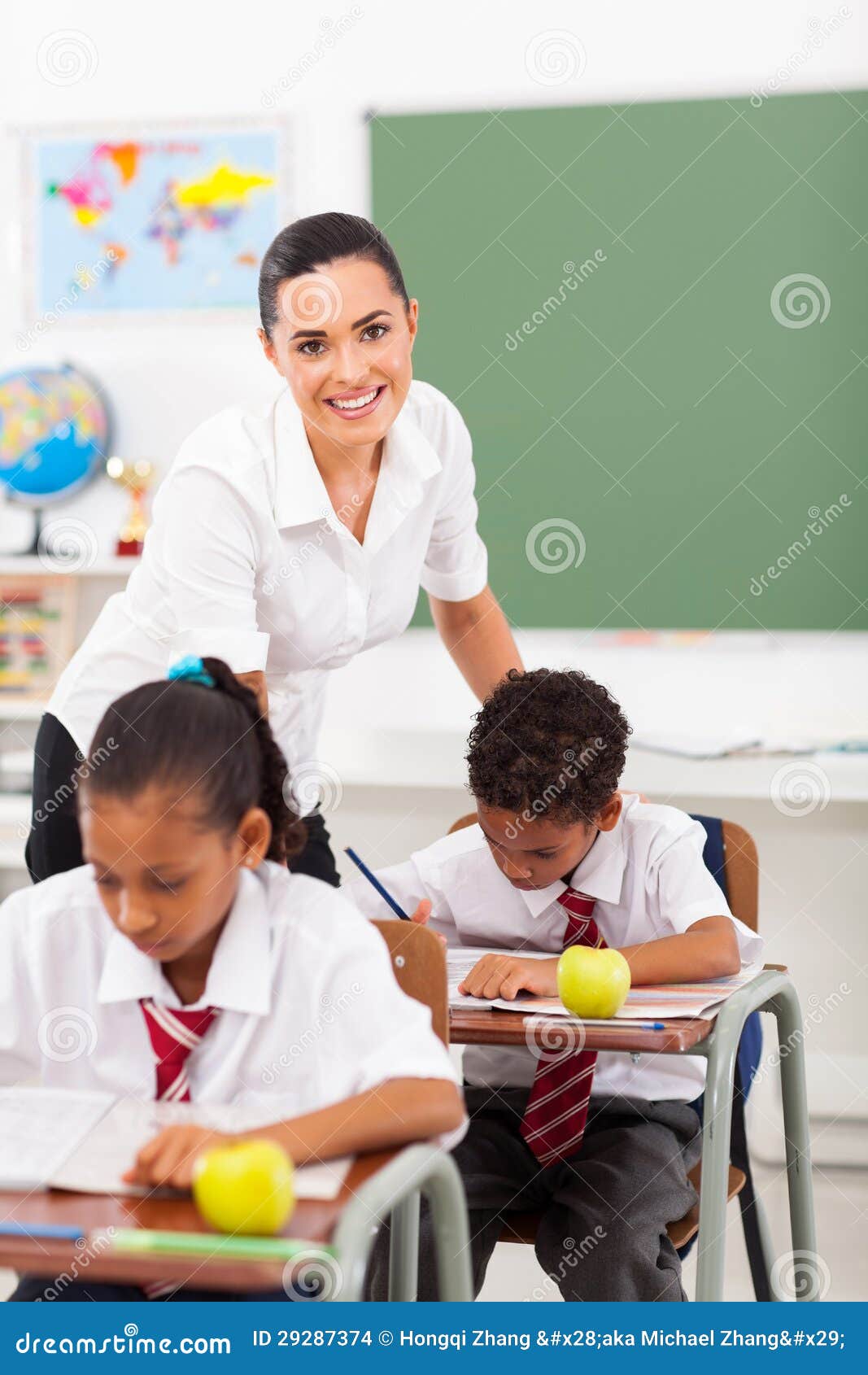 Beautiful school teacher stock photo. Image of cute, beautiful - 29287374