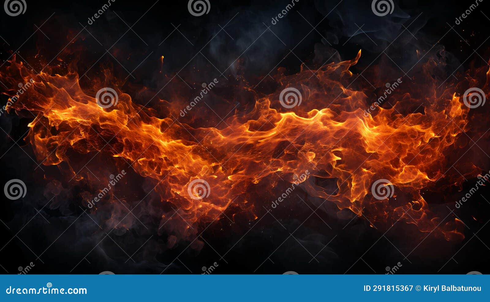 Beautiful Scorching Fire Red Burning Burns Stock Illustration ...