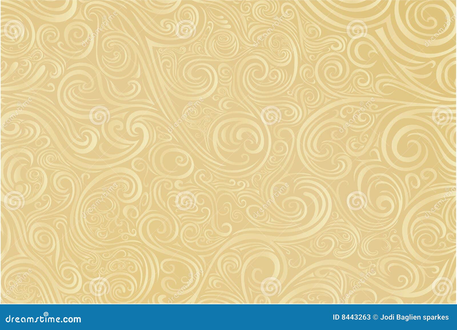 Beautiful Scroll Crest stock illustration. Illustration of design - 8443263