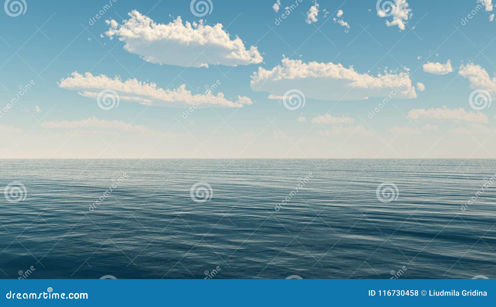 Sea and clouds sky stock photo. Image of summer, horizon - 116730458