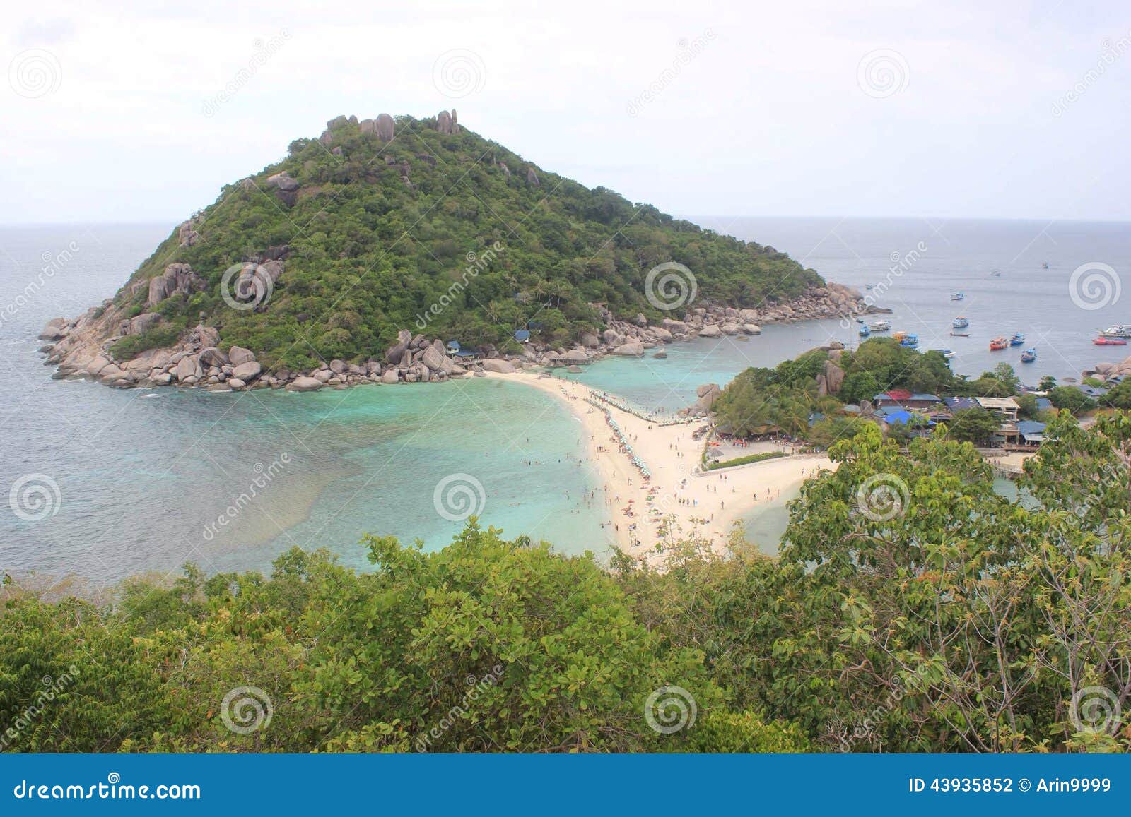 Beautiful sea in Koh Samui stock photo. Image of headland - 43935852