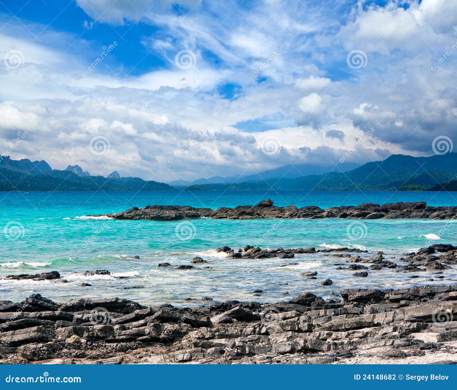 Beautiful sea landscape stock photo. Image of picturesque - 24148682