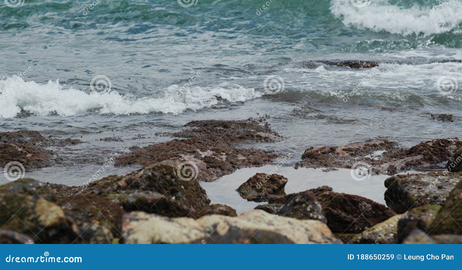 Beautiful sea and rock stock image. Image of sunlight - 188650259